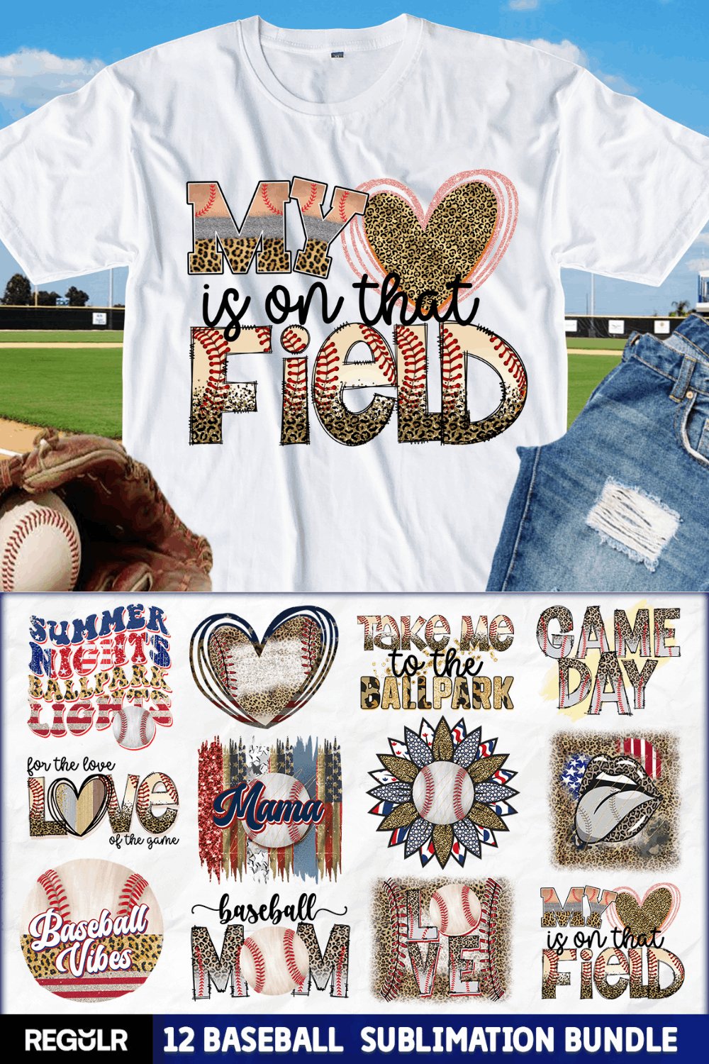 Baseball Sublimation Bundle - Baseball Sublimation Design