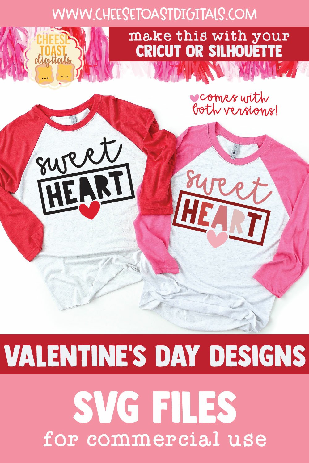 Sweetheart | Girl Valentine's Day Shirt SVG Quote