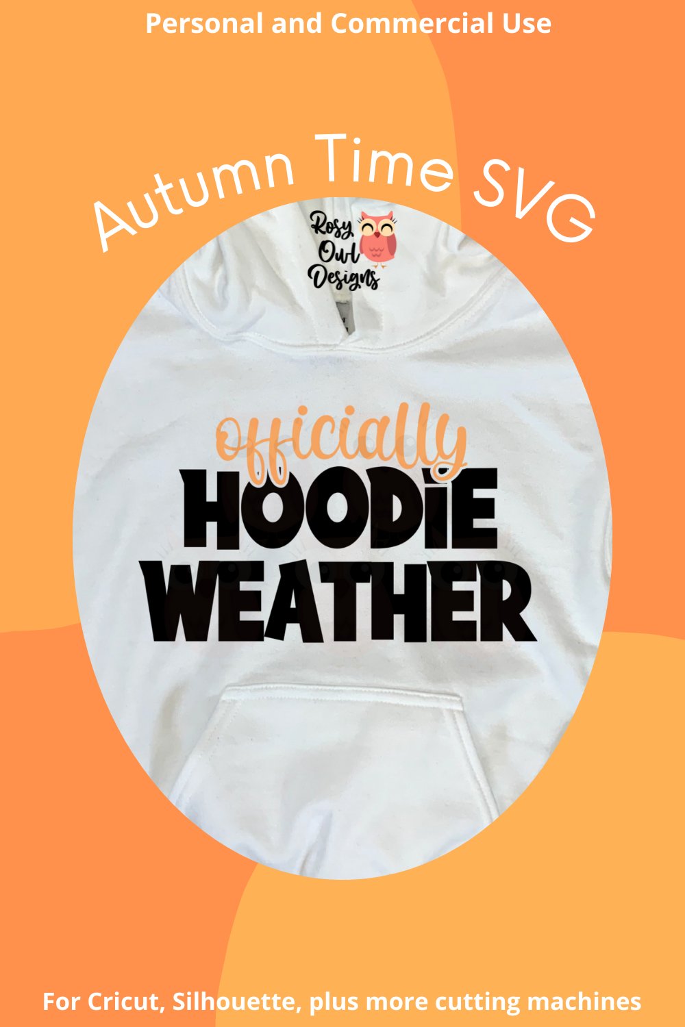 Officially Hoodie Weather SVG | Fall Time SVG