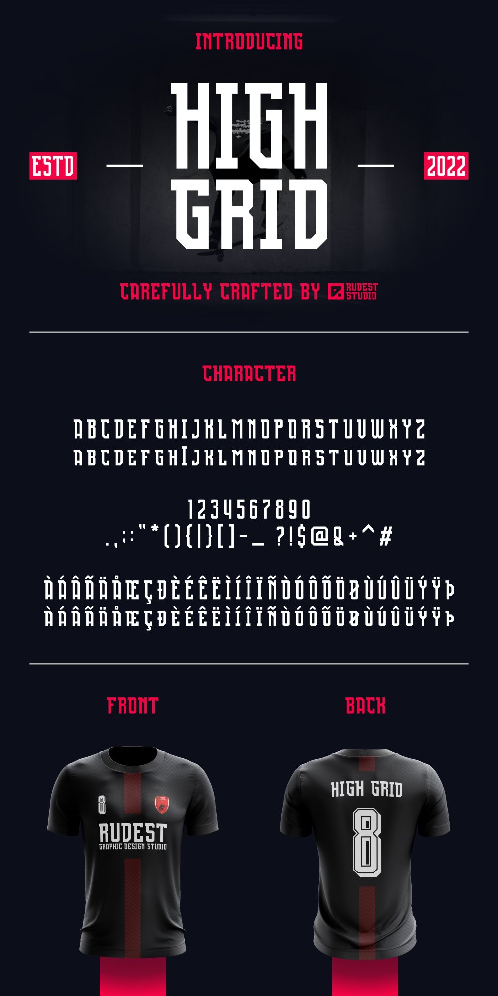 High Grid - Sports Style Font (2142178)