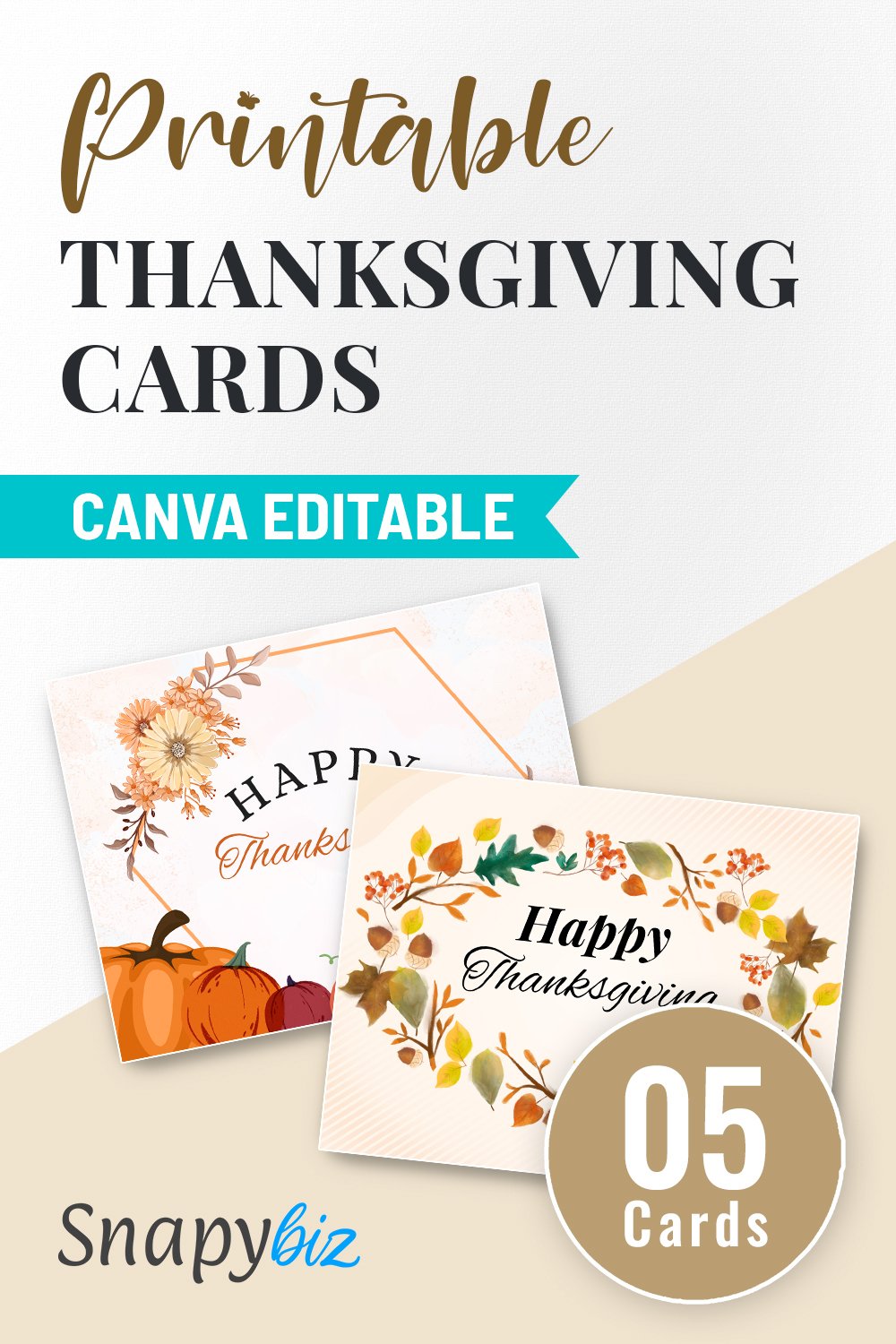 Editable And Printable Thanksgiving Cards Canva Greetings