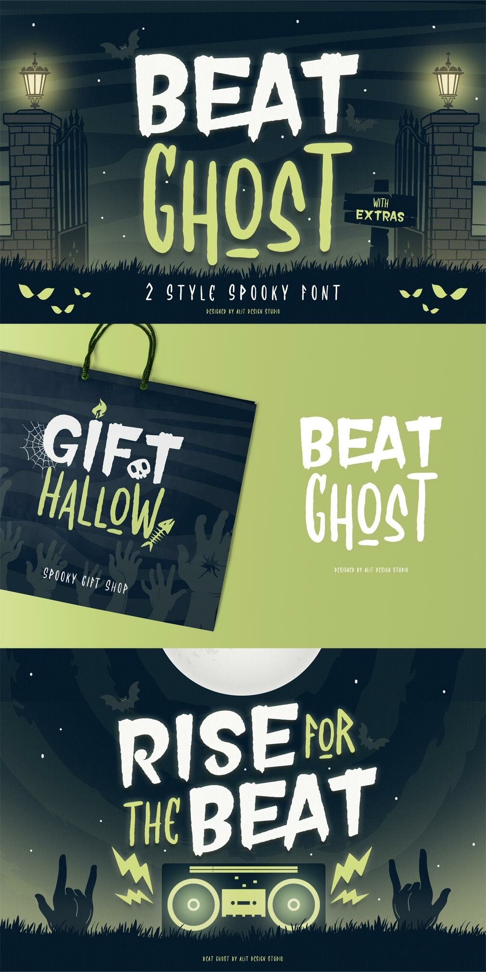 Beat Ghost Typeface