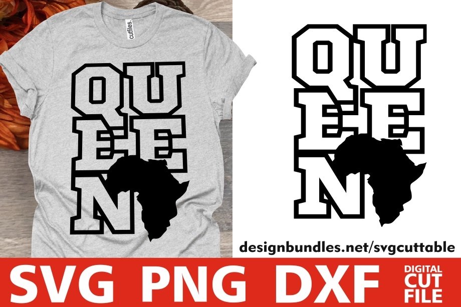 African Queen, Afro svg, Black History svg, Sublimation