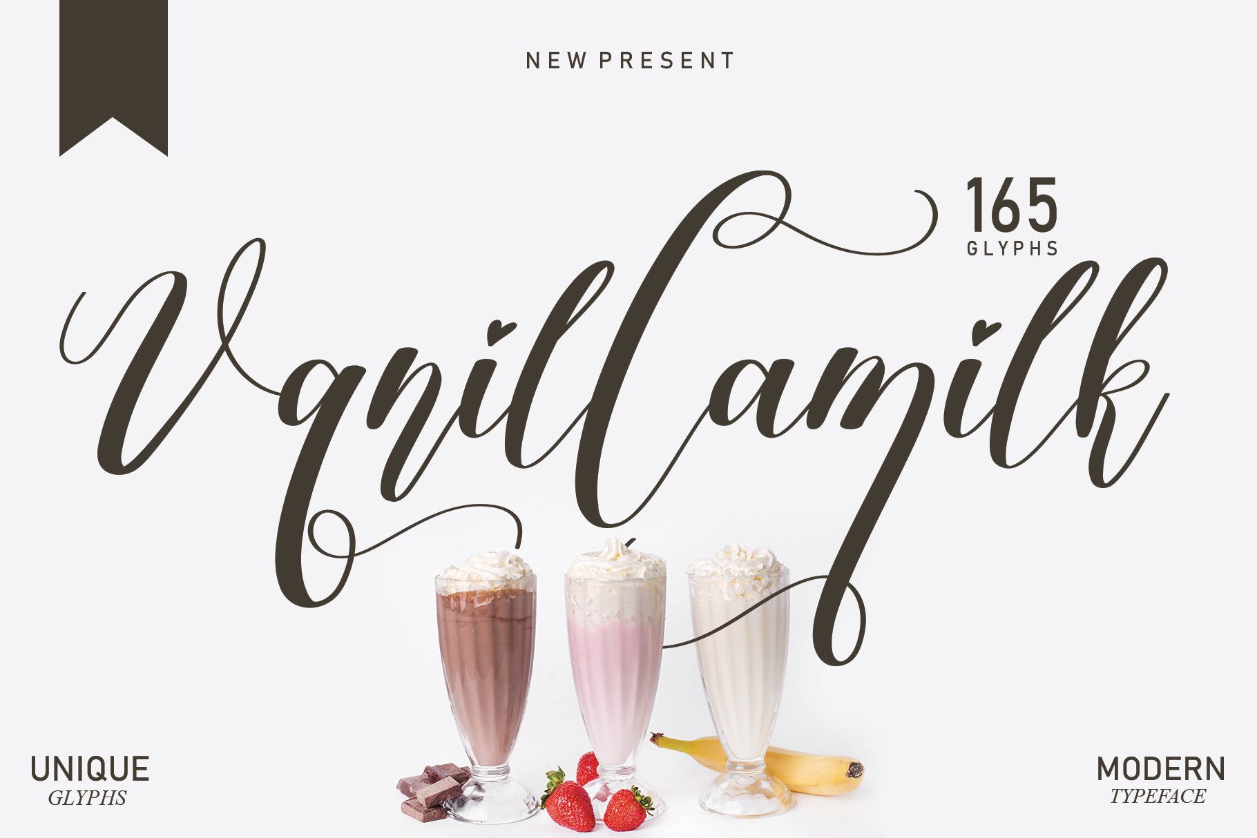 Vanillamilk | Script font