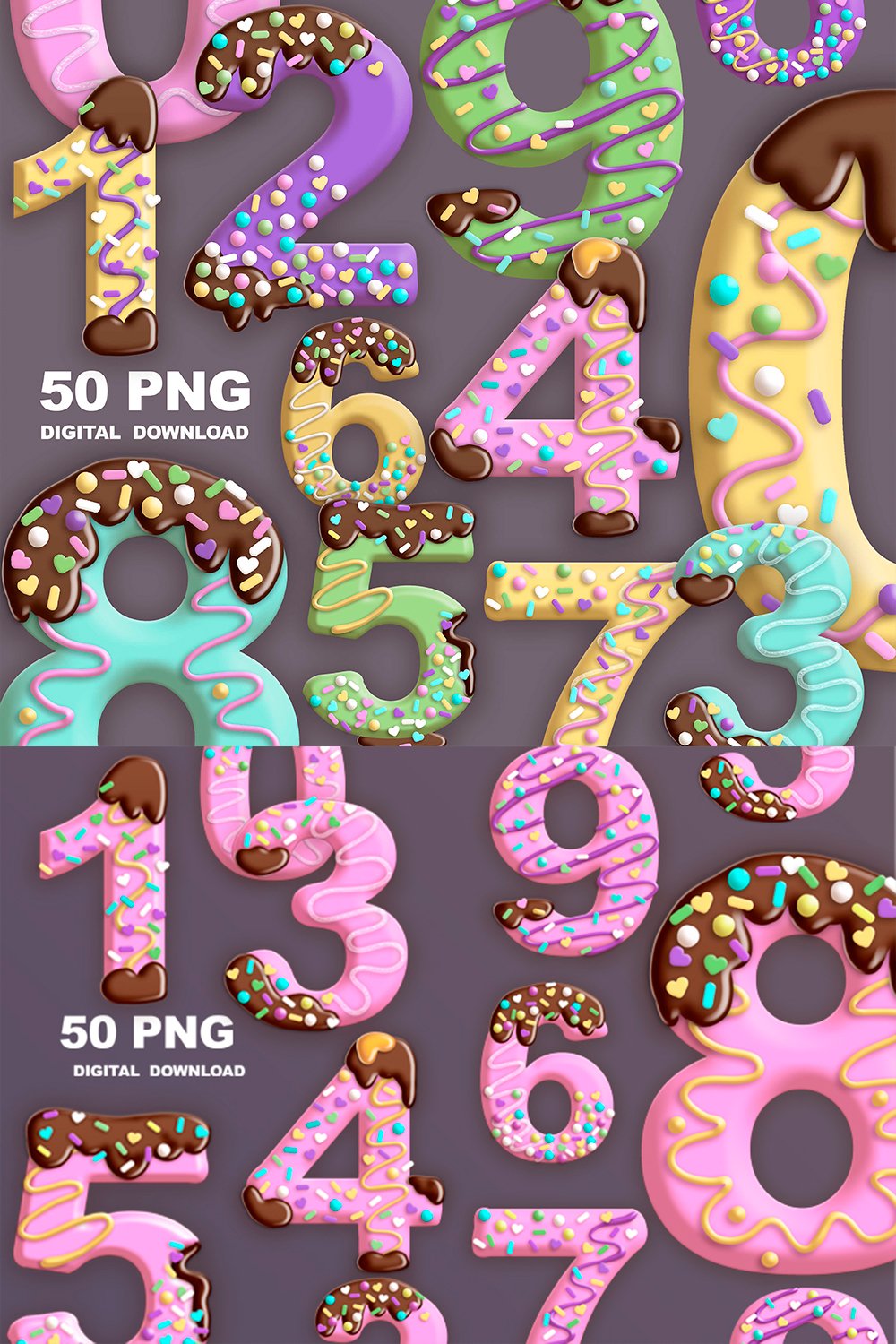 Sweet Numbers clipart