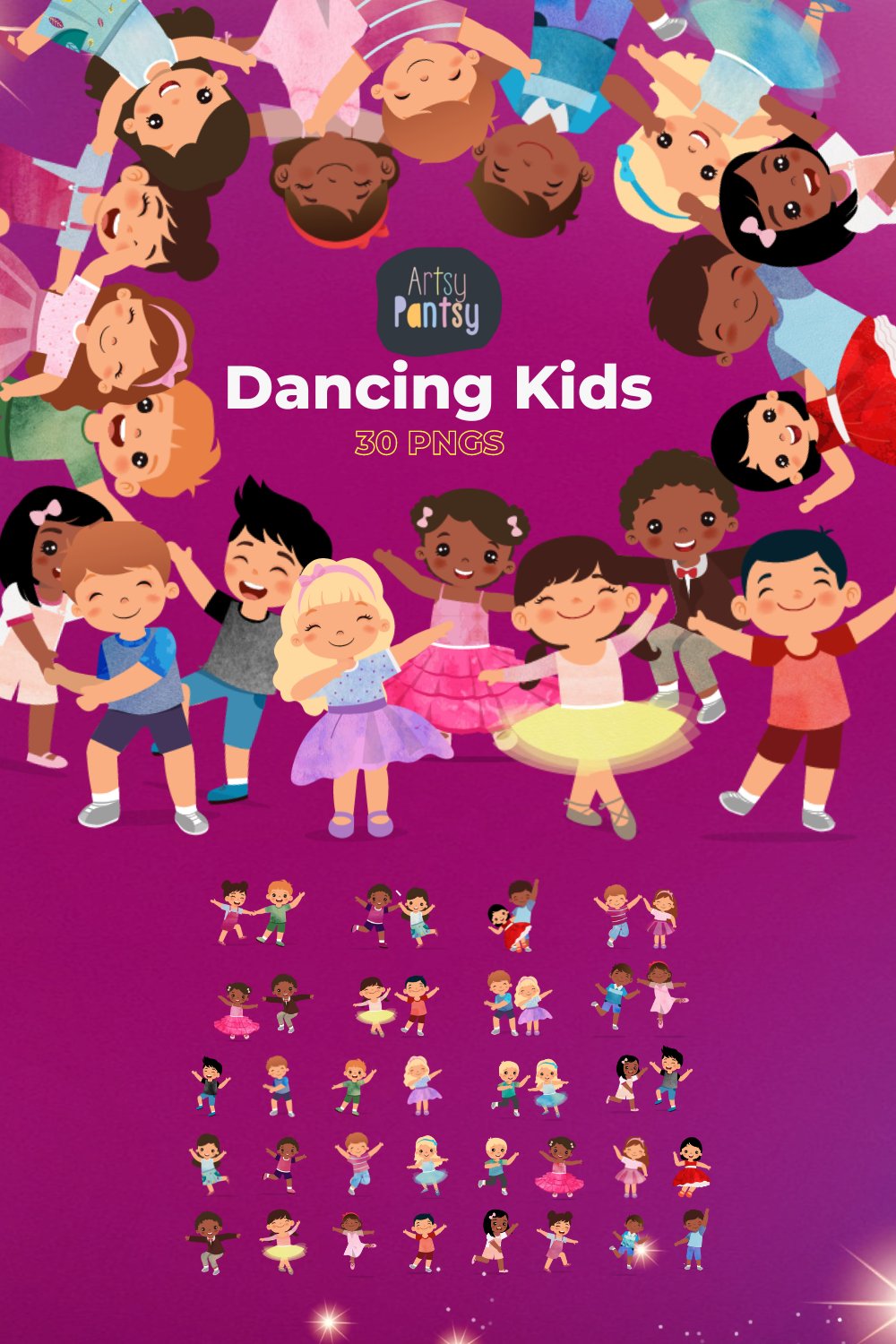 Dancing Kids Clipart