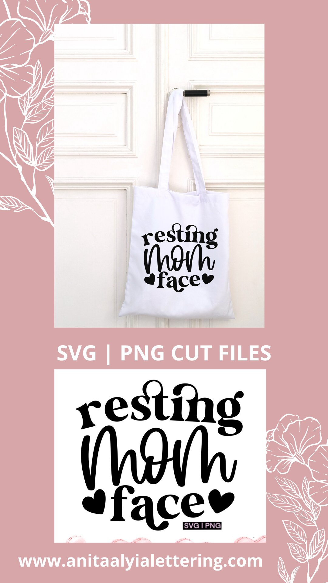 Resting mom face SVG