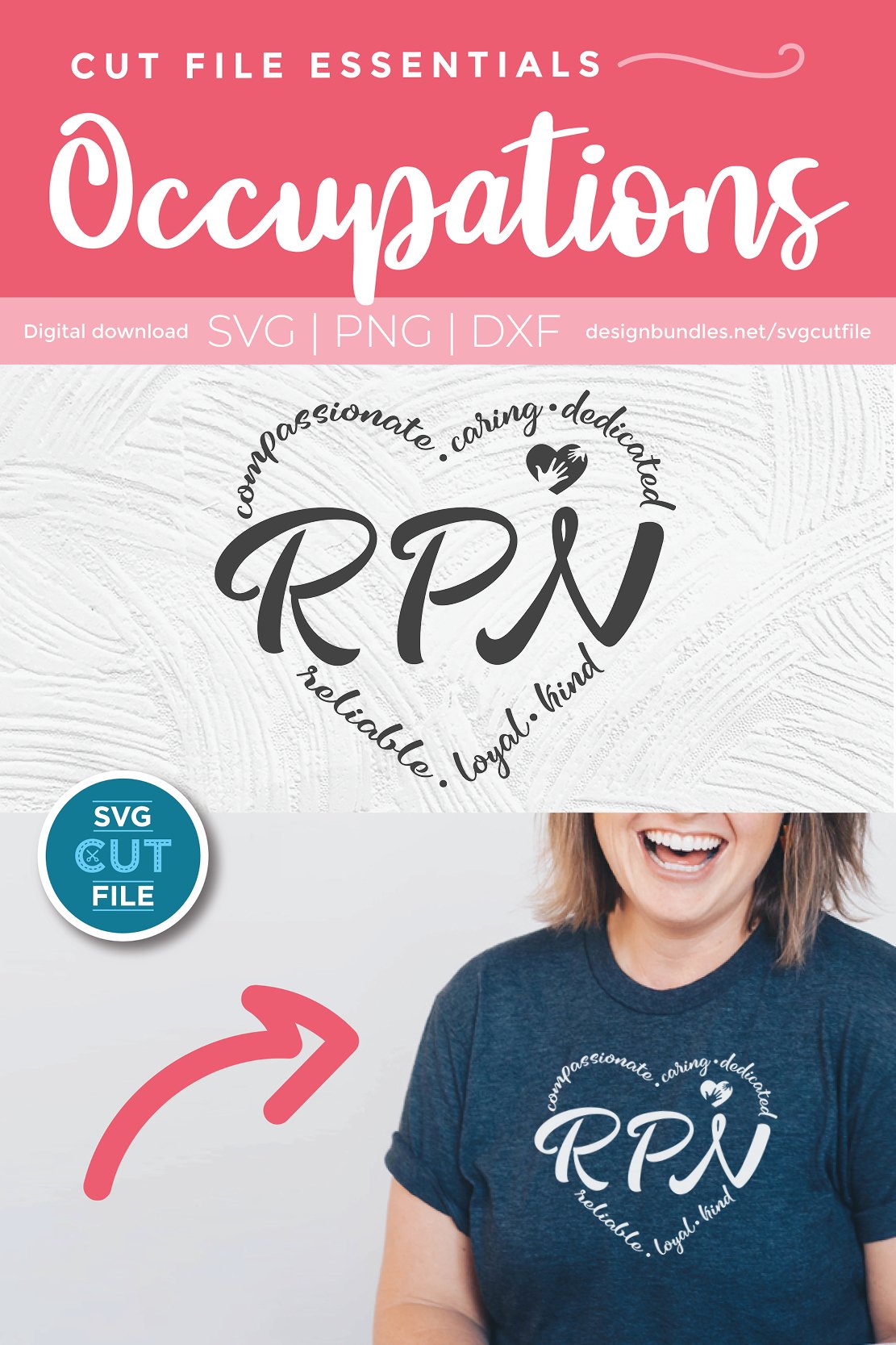 RPN svg for crafters - registered practical nurse svg