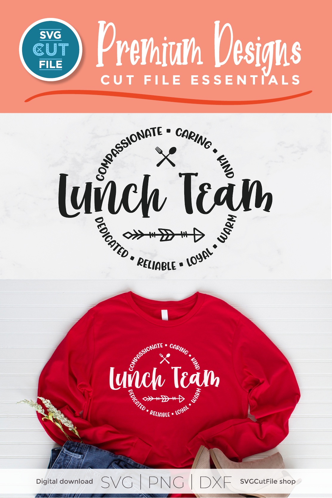 Lunch team, a Cafeteria svg for a lunch lady or lunch squad