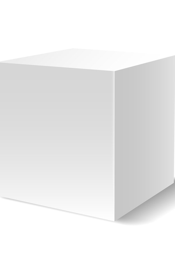 White 3D cube (1195255)