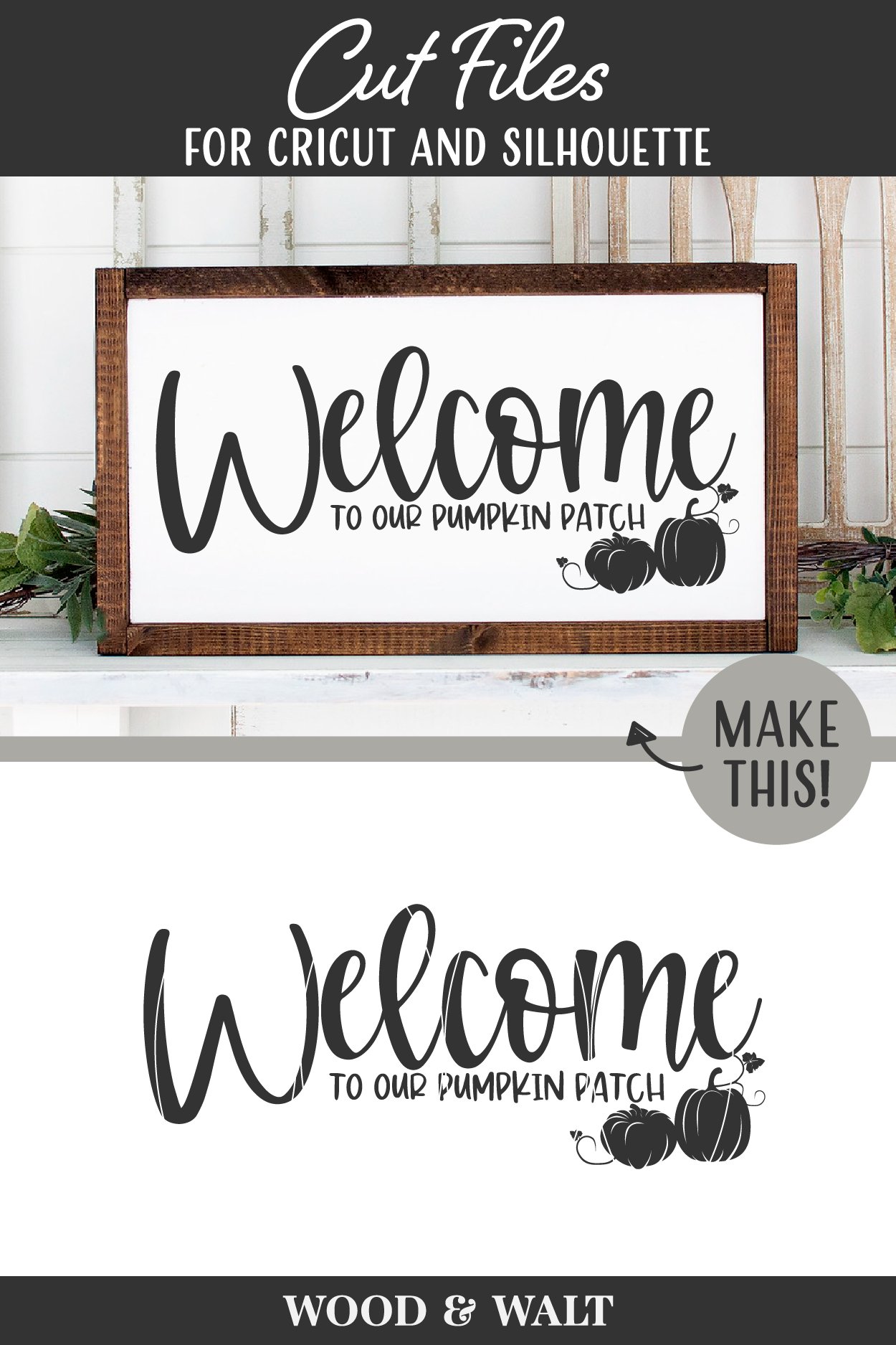 Welcome To Our Pumpkin Patch SVG | Fall Sign SVG (1061260)