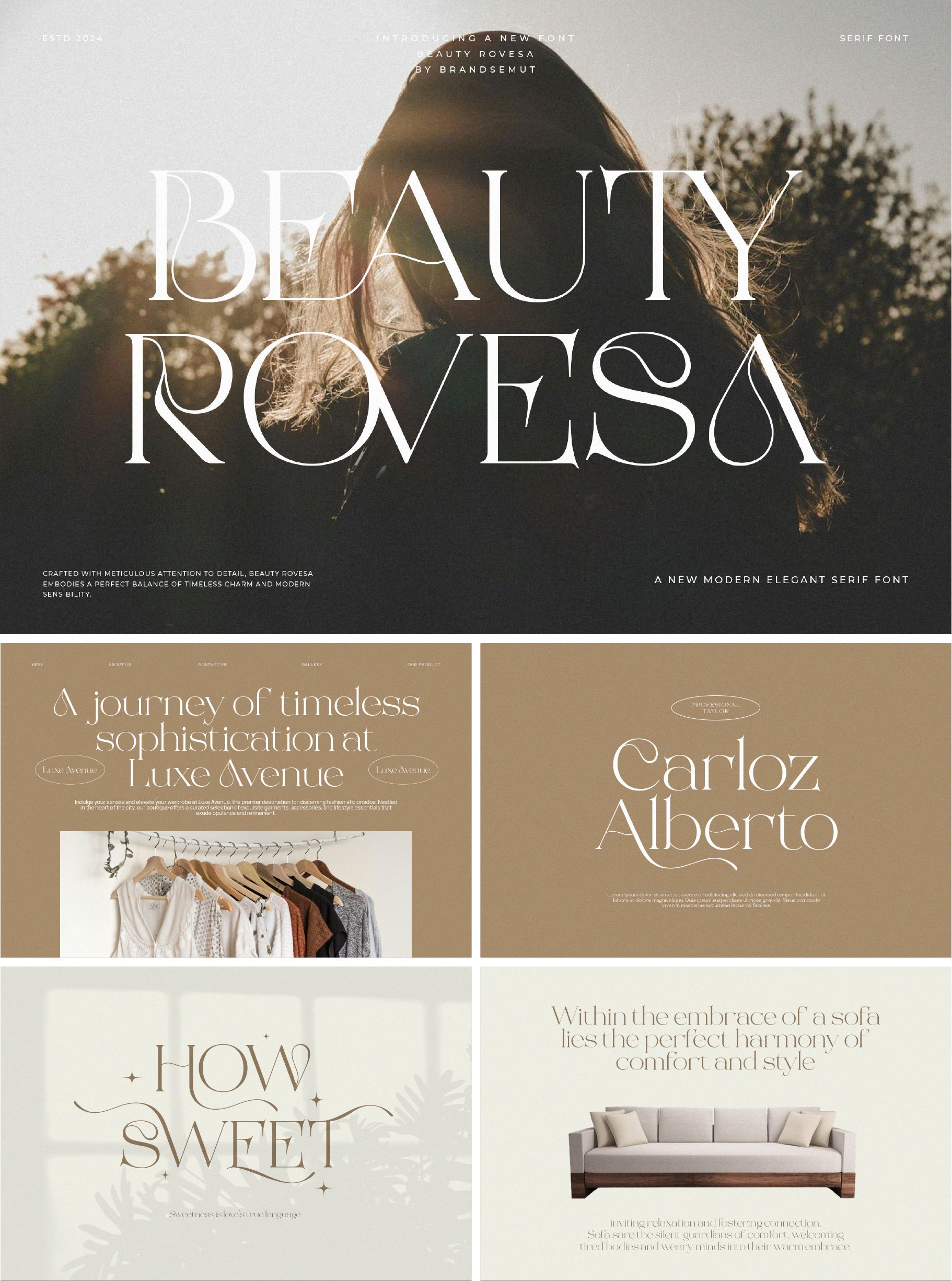 Beauty Rovesa - Elegant Display Serif