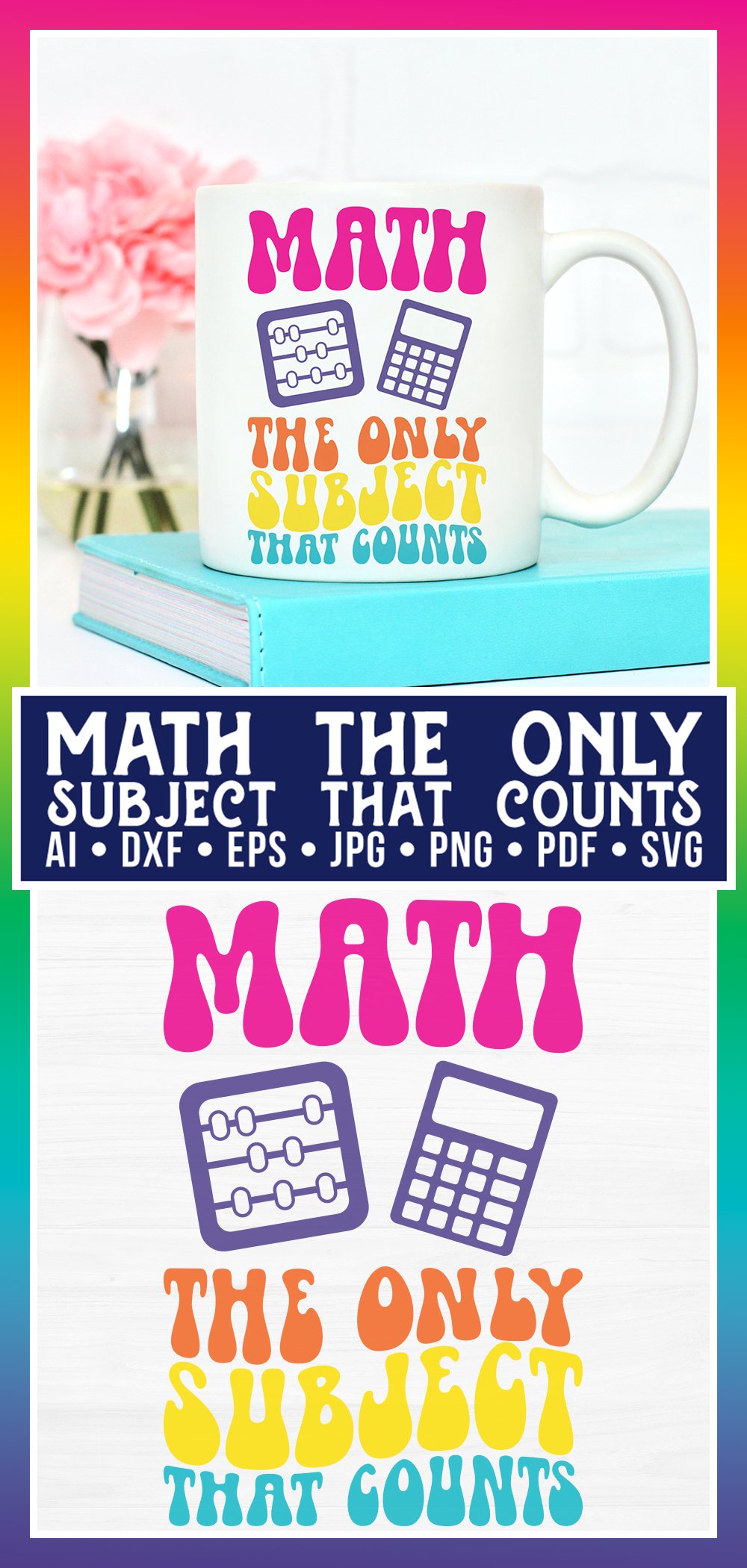 Math the only subject that counts SVG