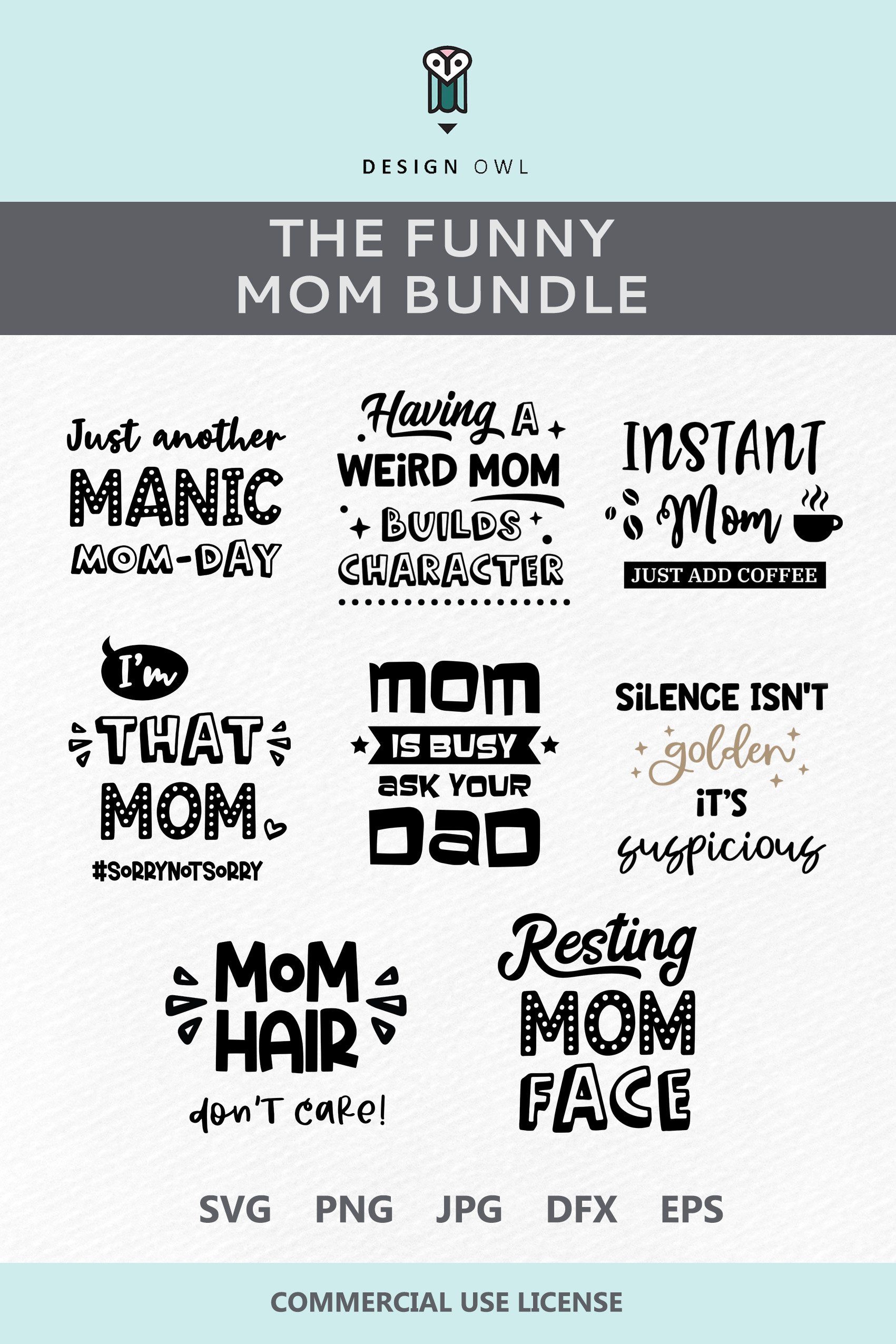 Funny Mom Quote SVG Bundle