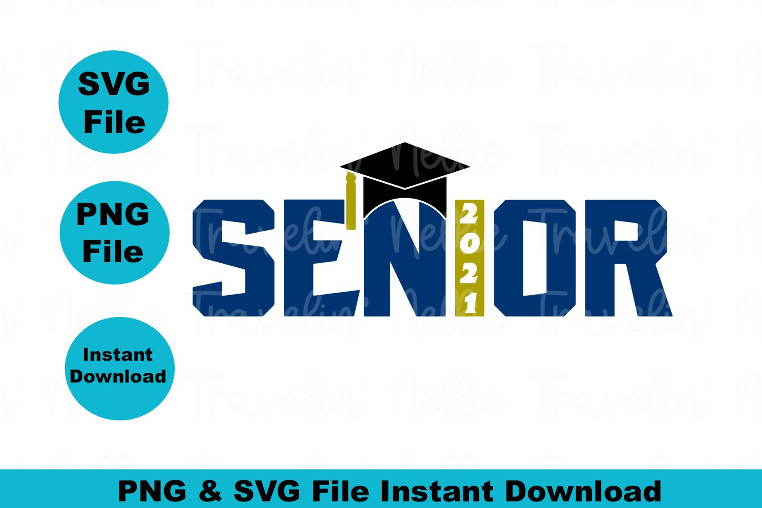 Senior 2021 Senior Graduation Graduating Class of SVG PNG