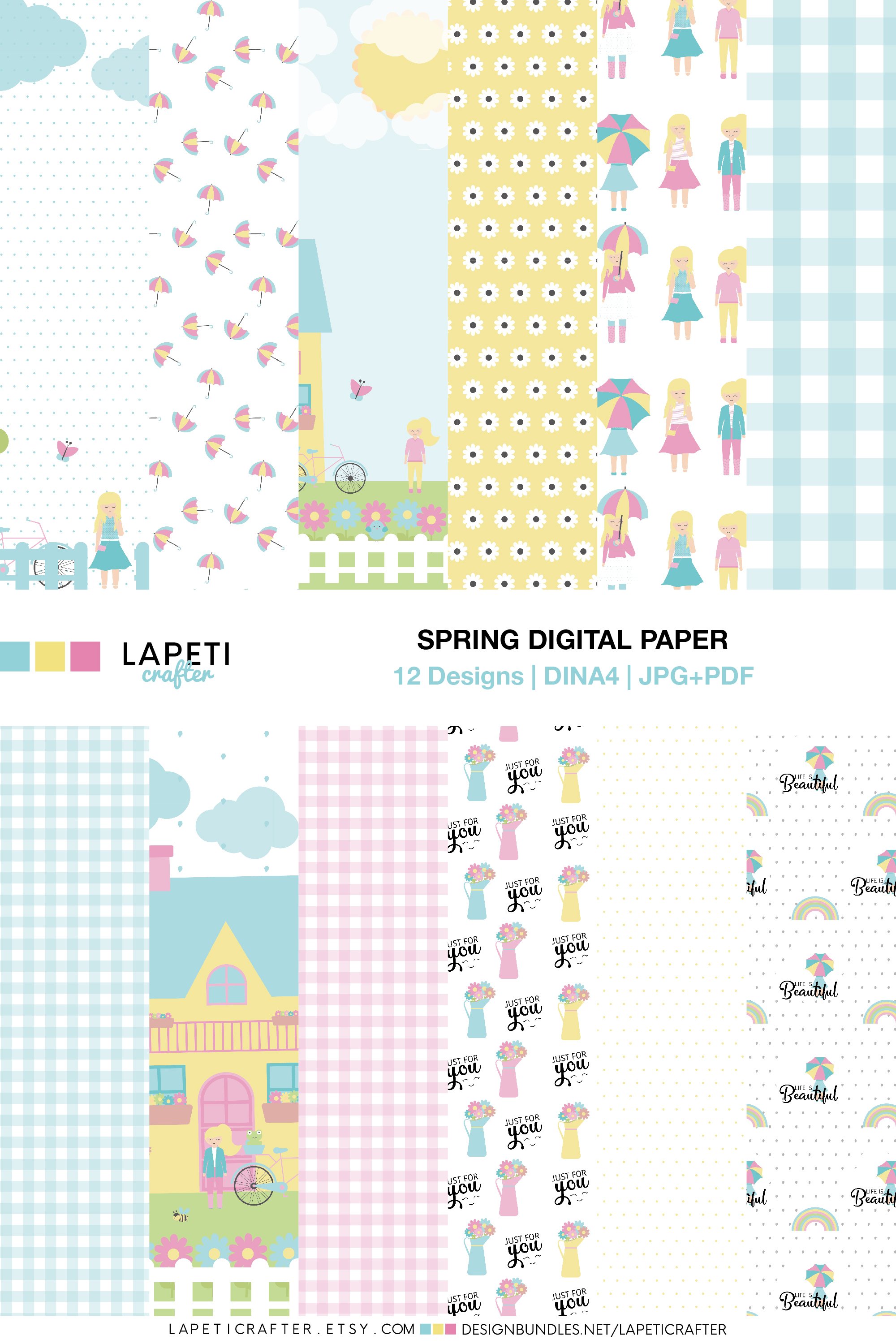 Charming Spring Collection for Digital Crafting