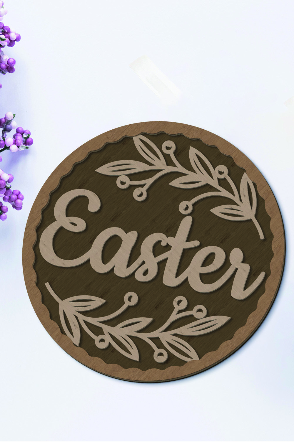 Easter Panel Decorative Laser Cut File