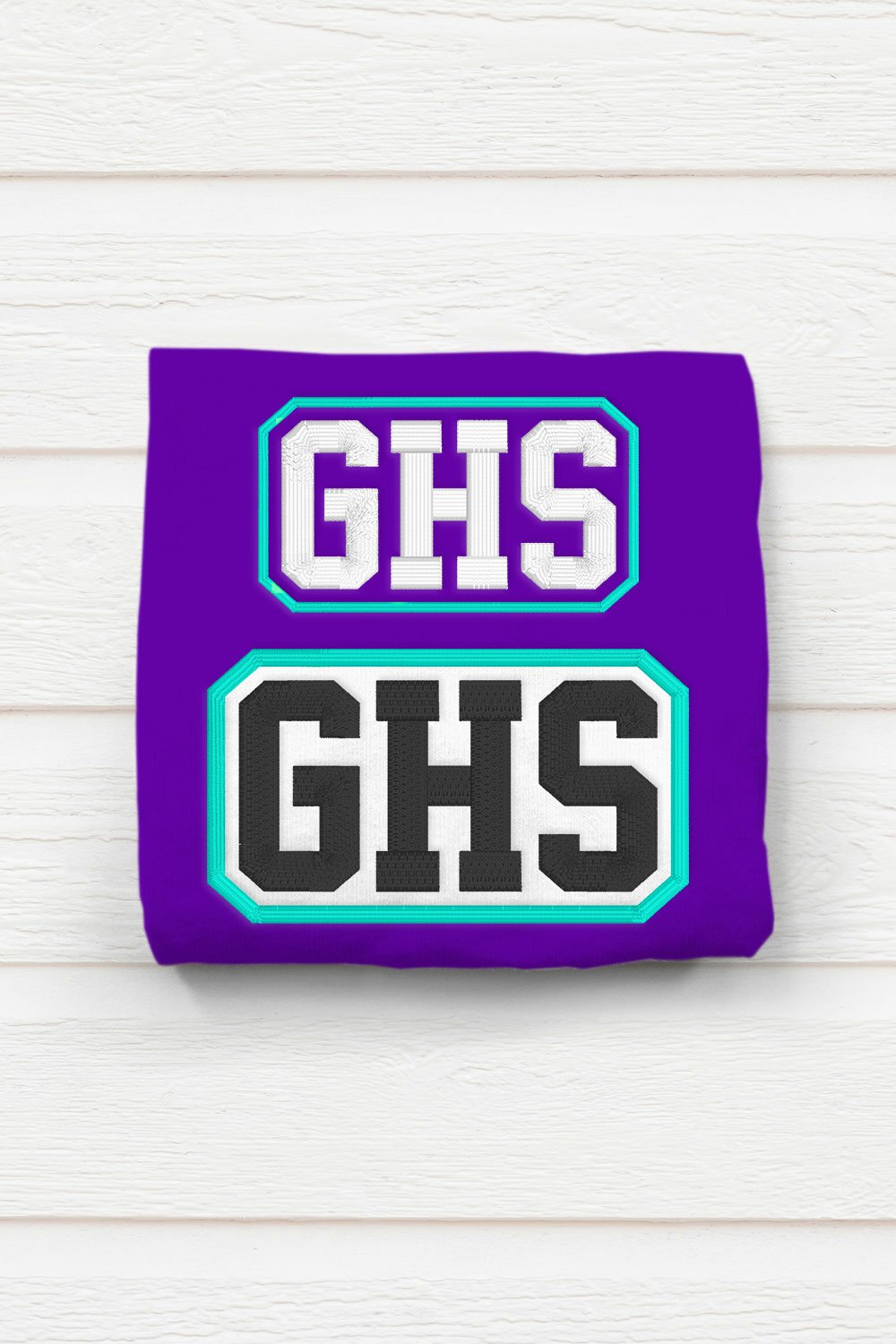 GHS High School Initials Embroidery File