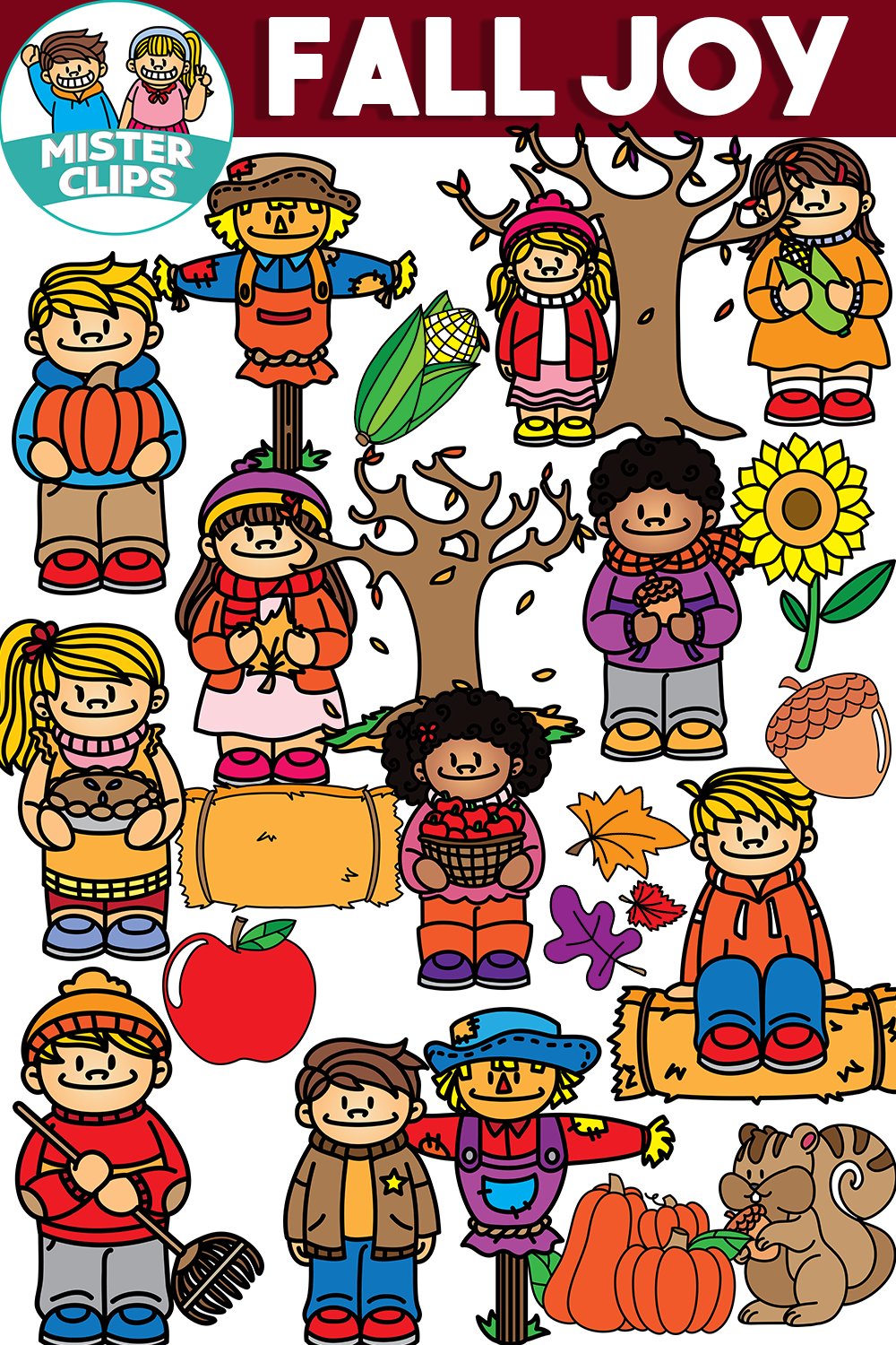 Fall Joy Clip art