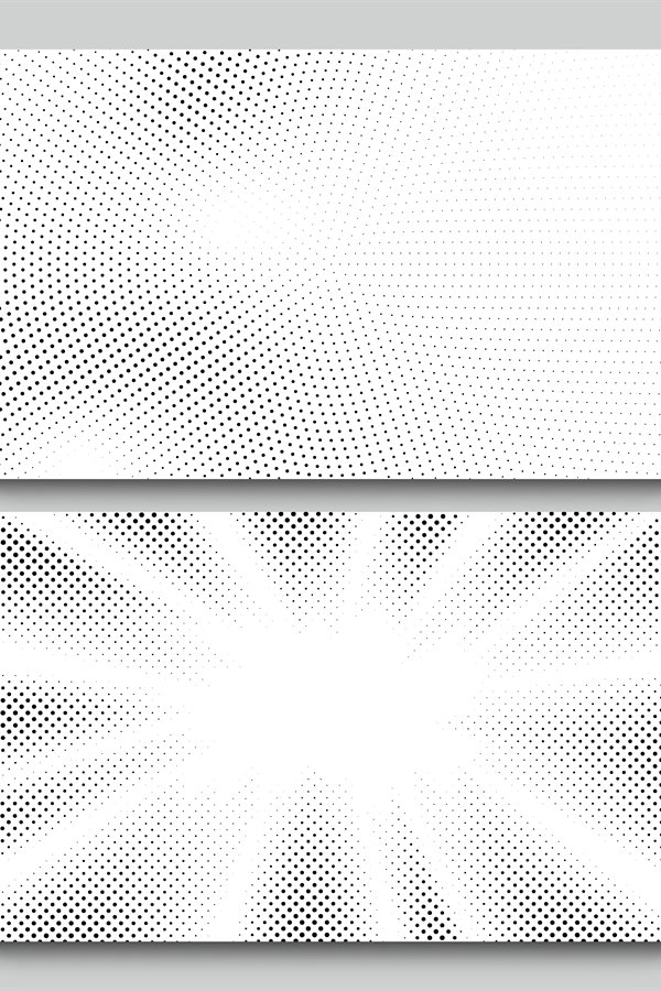 Abstract Halftone Background Wavy Dots Pattern Twisted Dot