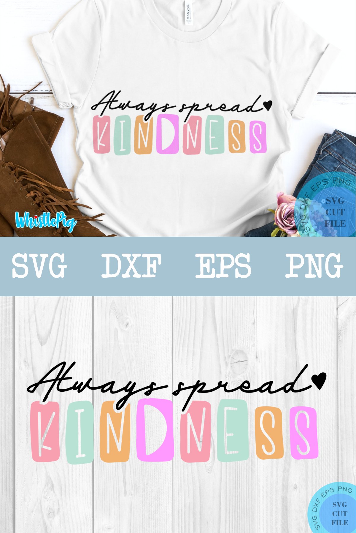 Always Spread Kindness SVG Kindness Quotes SVG Positive SVG