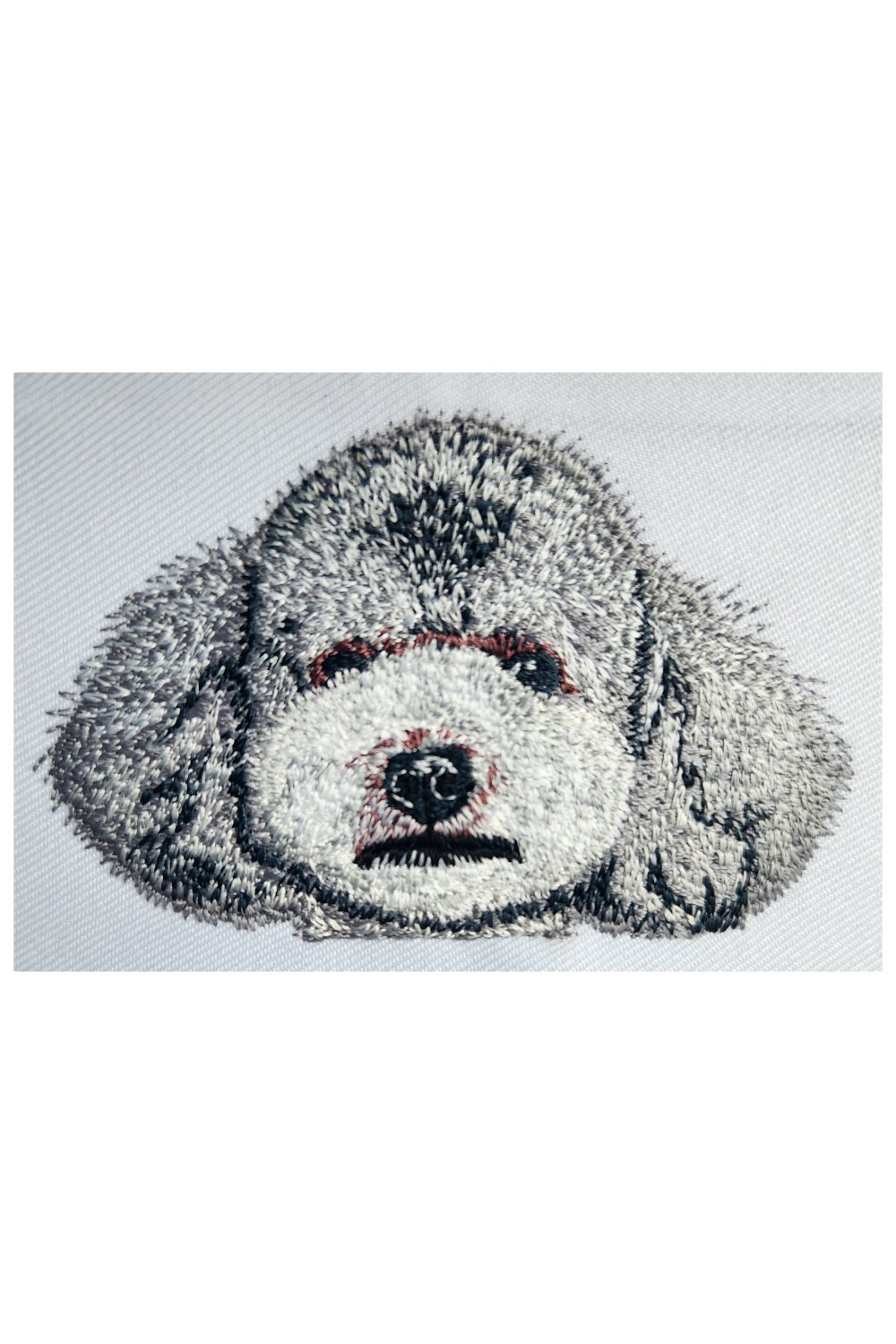 Poodle machine embroidery file
