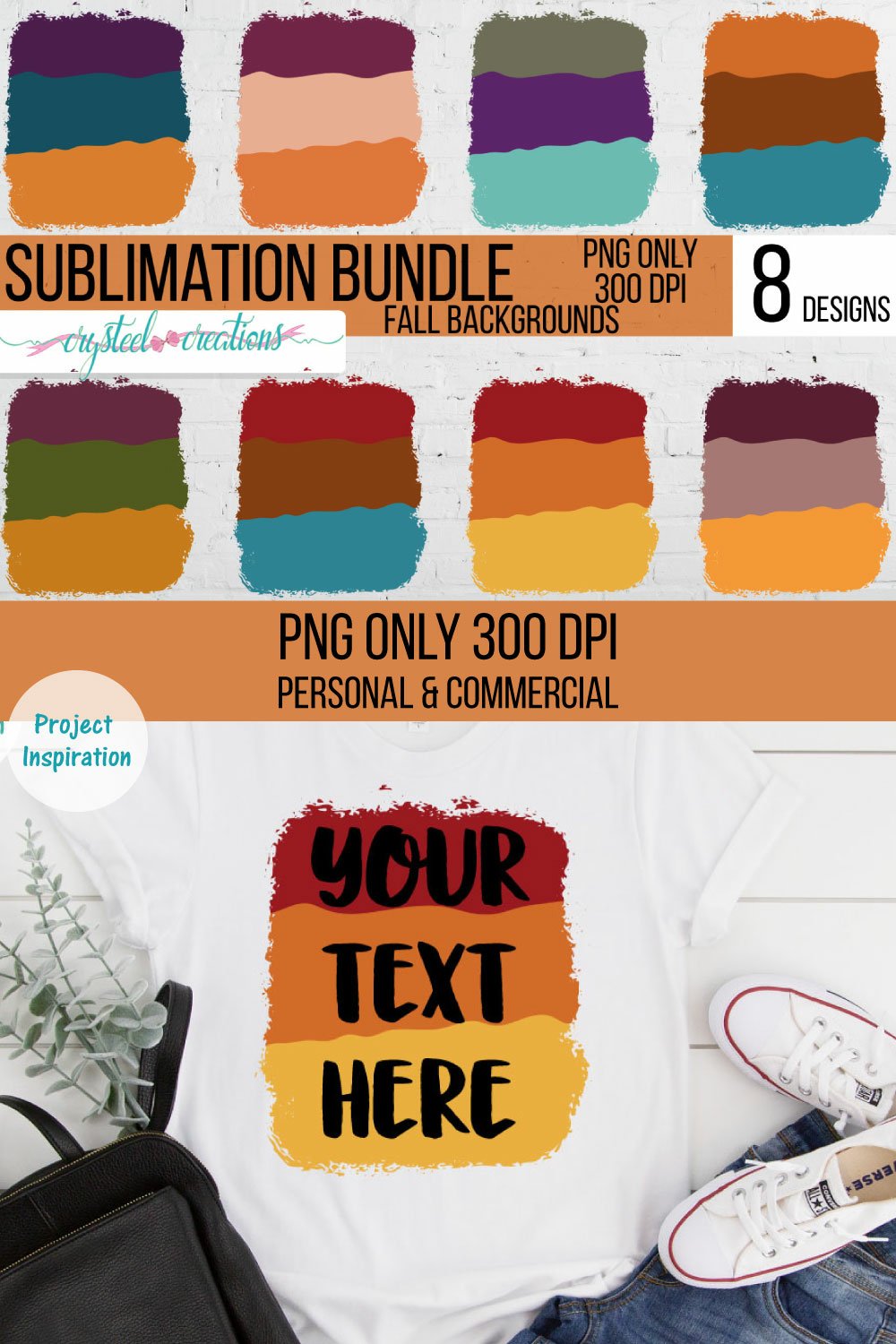 Sublimation Fall Background Bundle