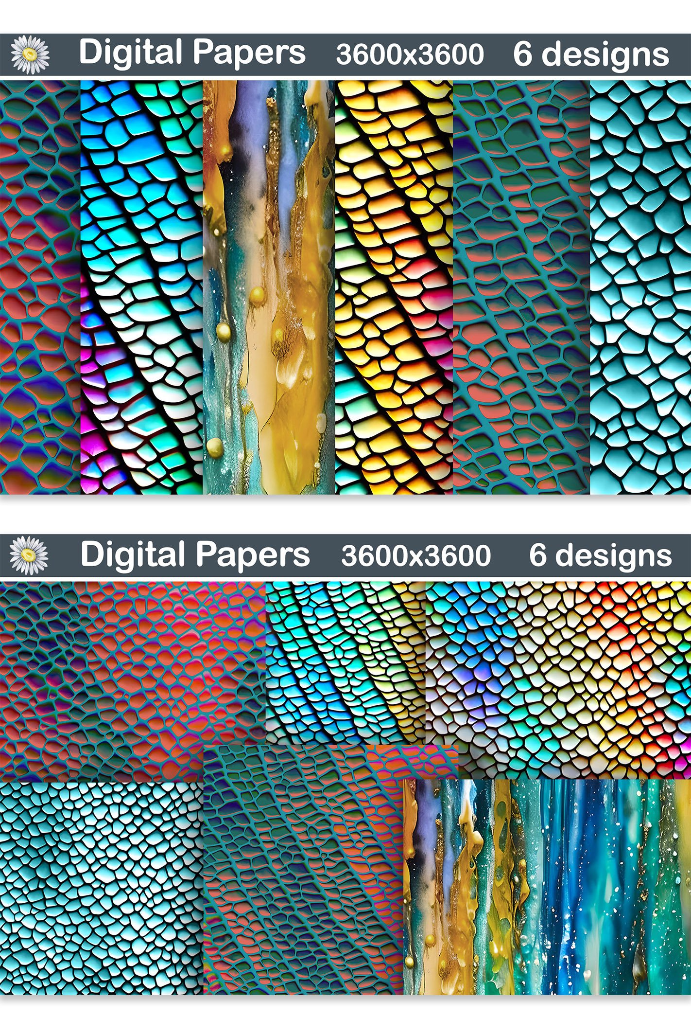 Abstract Textures Backgrounds | Mermaid Textures (2585867)