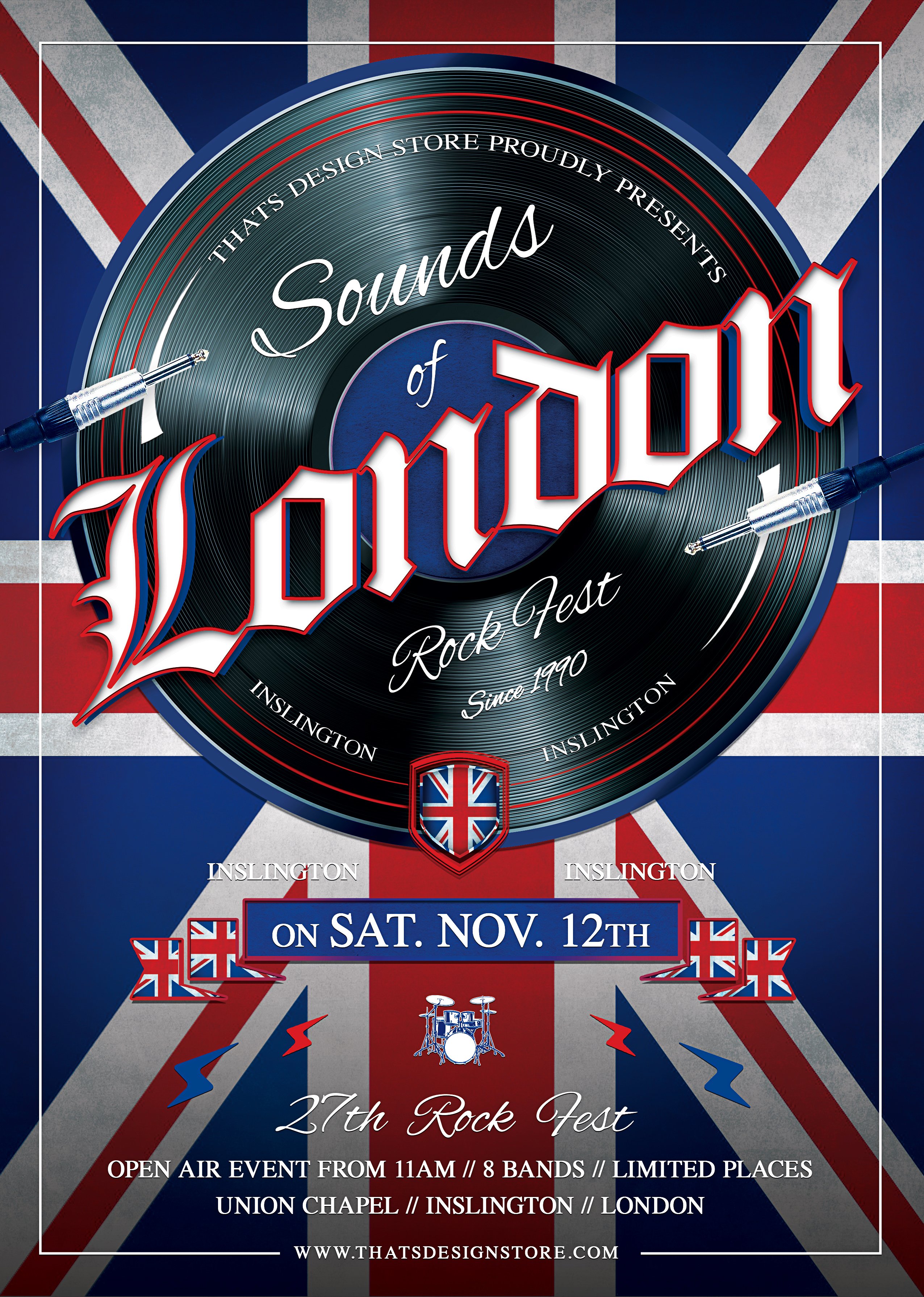 Sounds of London Flyer Template