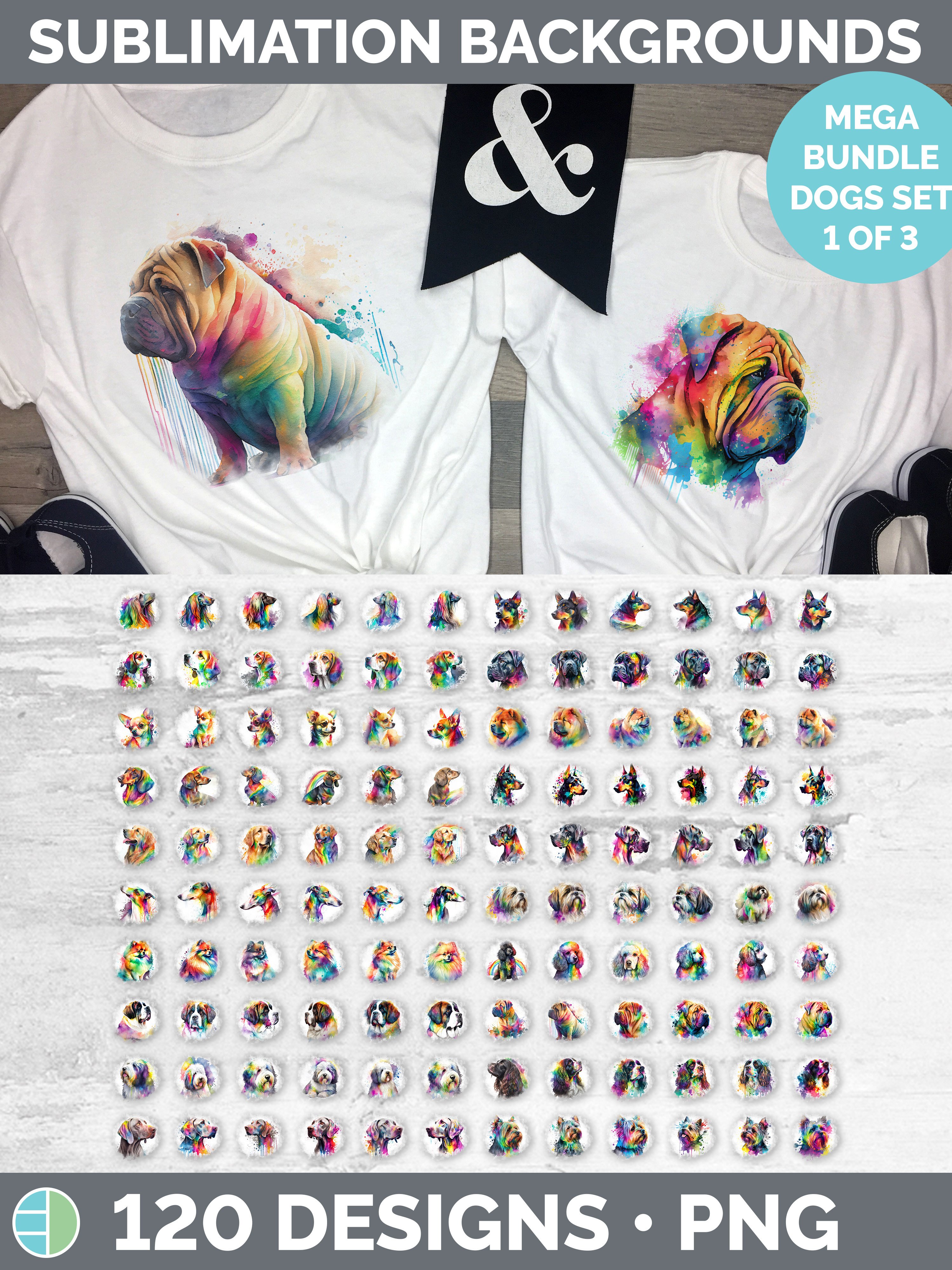 Grunge Sublimation Background Designs | Sublimation Bundle