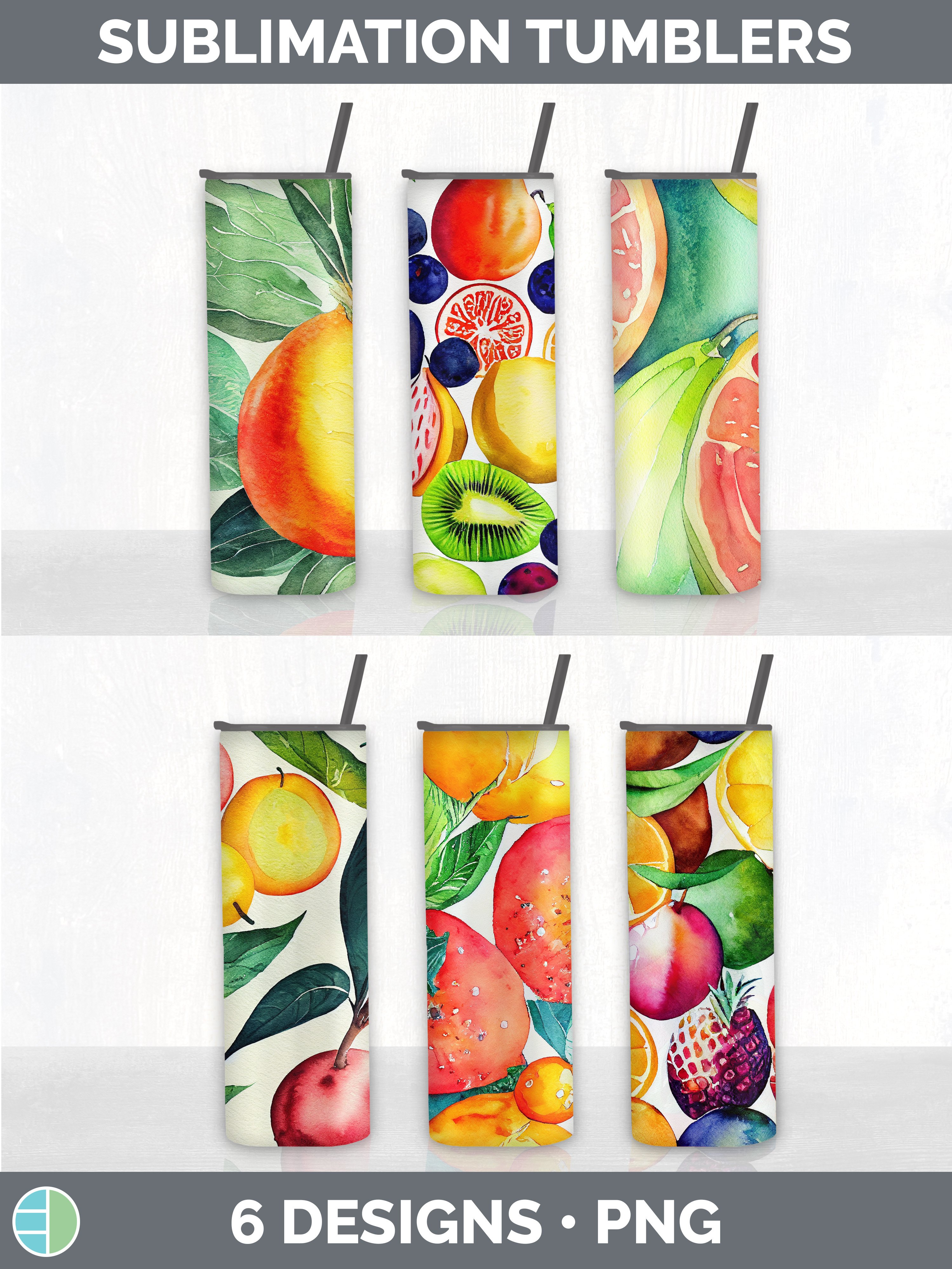 Fruit Tumbler Sublimation Bundle