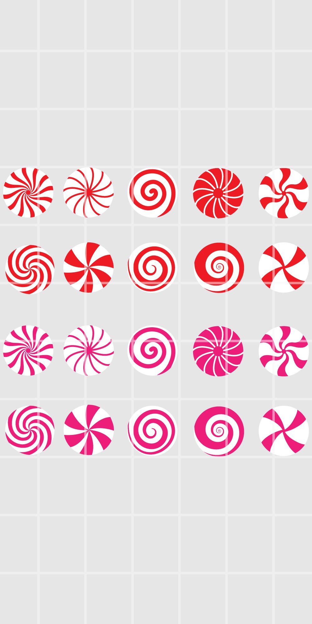 Peppermint Candy SVG, Pink peppermint png, Red Peppermint.