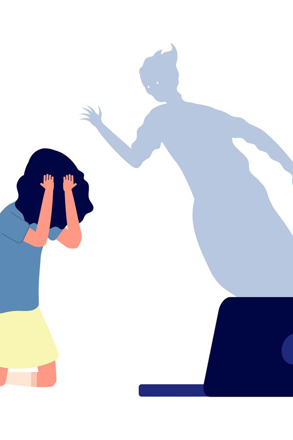 Internet aggression. Cybersecurity, online bullying teenager