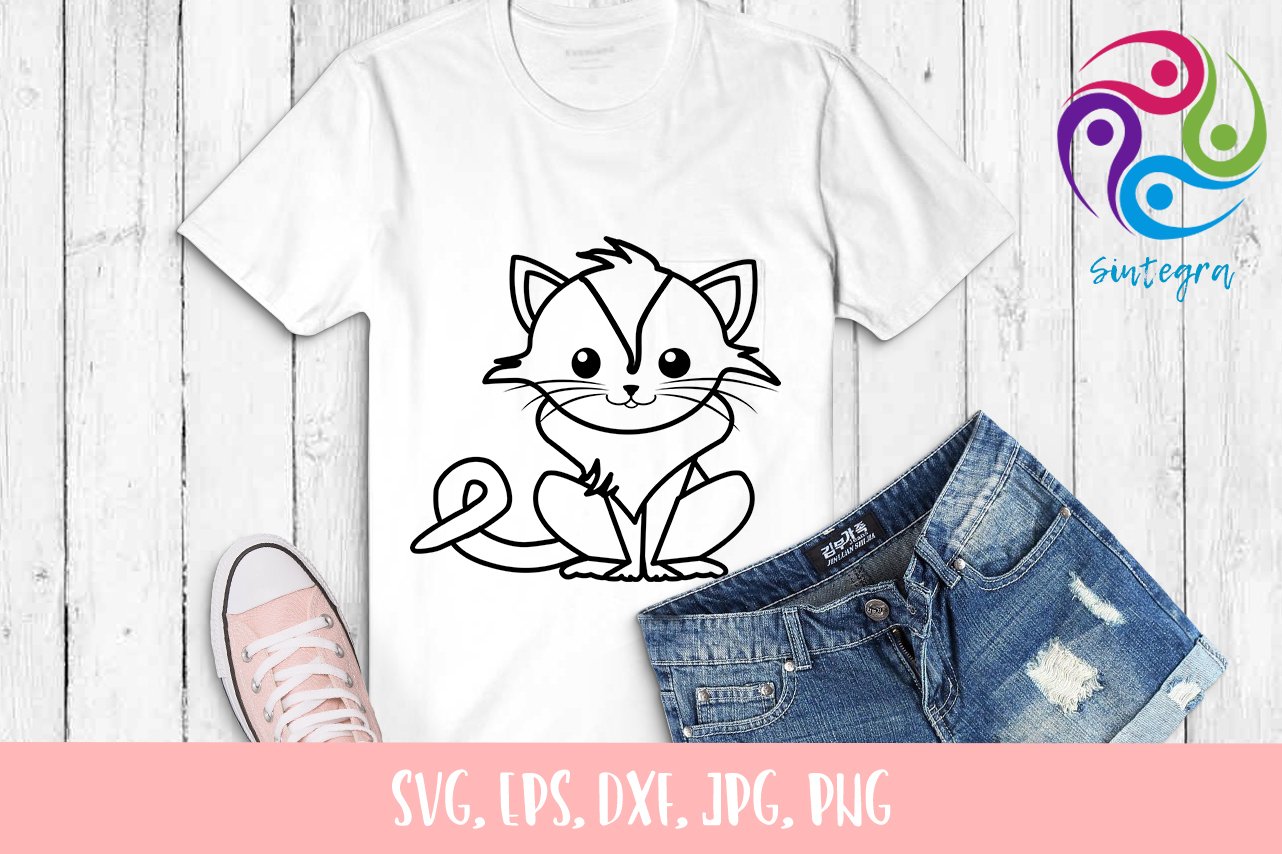 Gorgeous Cat Svg Cut File