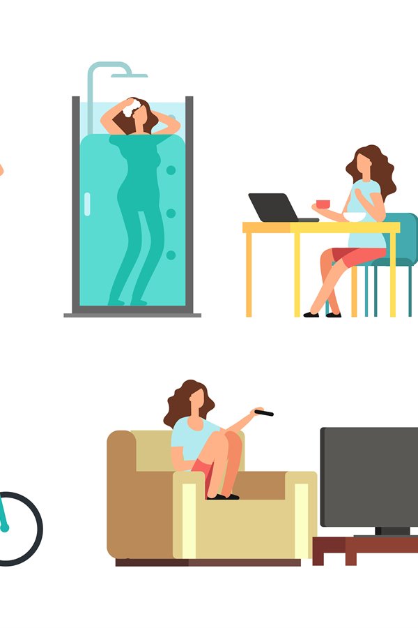 Smiling happy woman in everyday life. Active girl normal dai