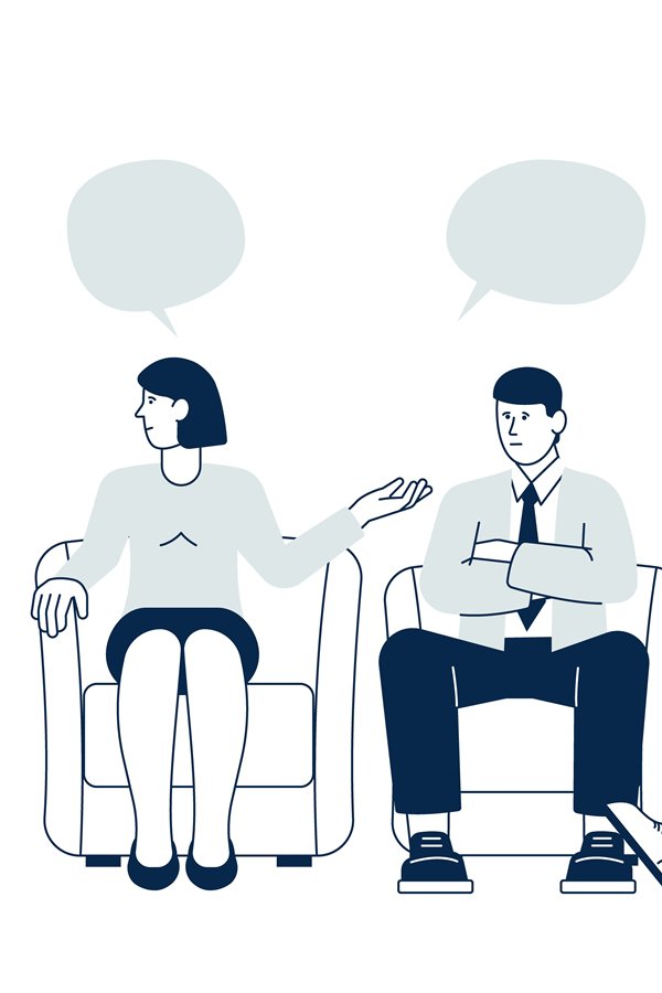 Therapy support group. Psychology session, helping social ne