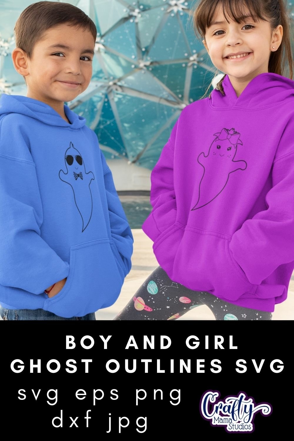 Ghost Outlines | Kid’s Halloween Svg Design