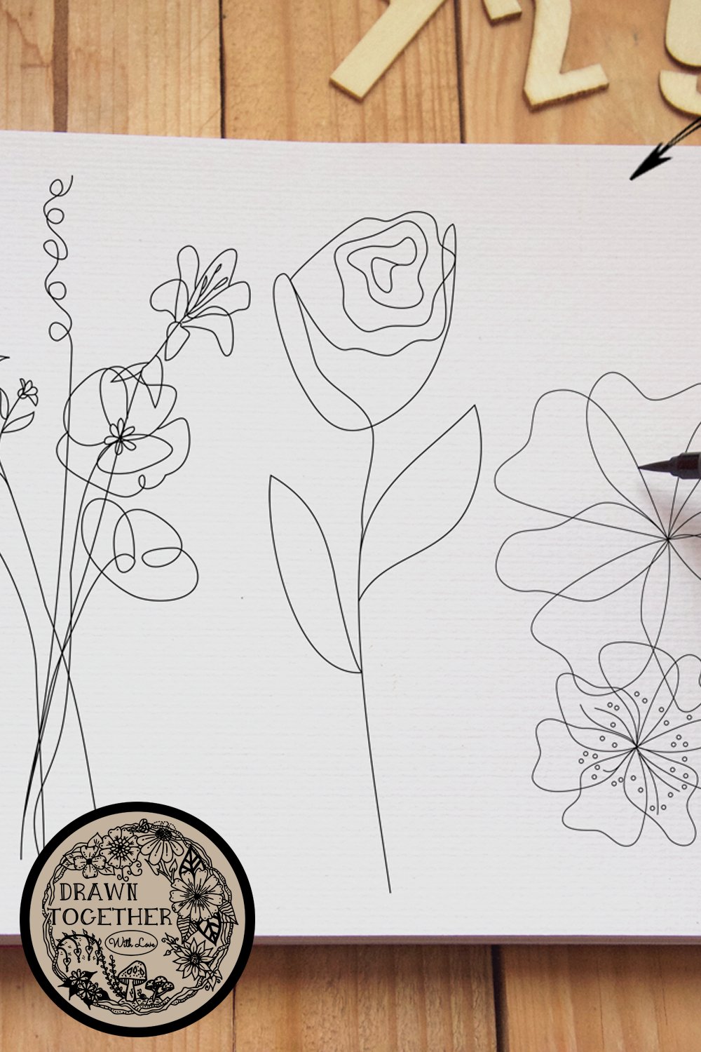 Digital Stamps - Abstract flowers 4 (2788035)