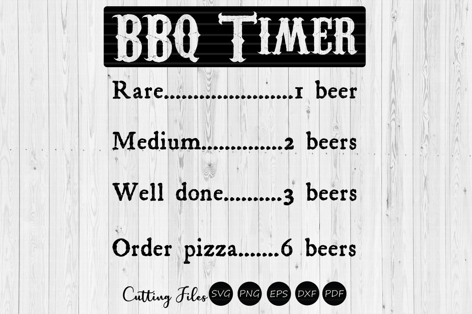 BBQ Timer | grill | summer | SVG Cut File