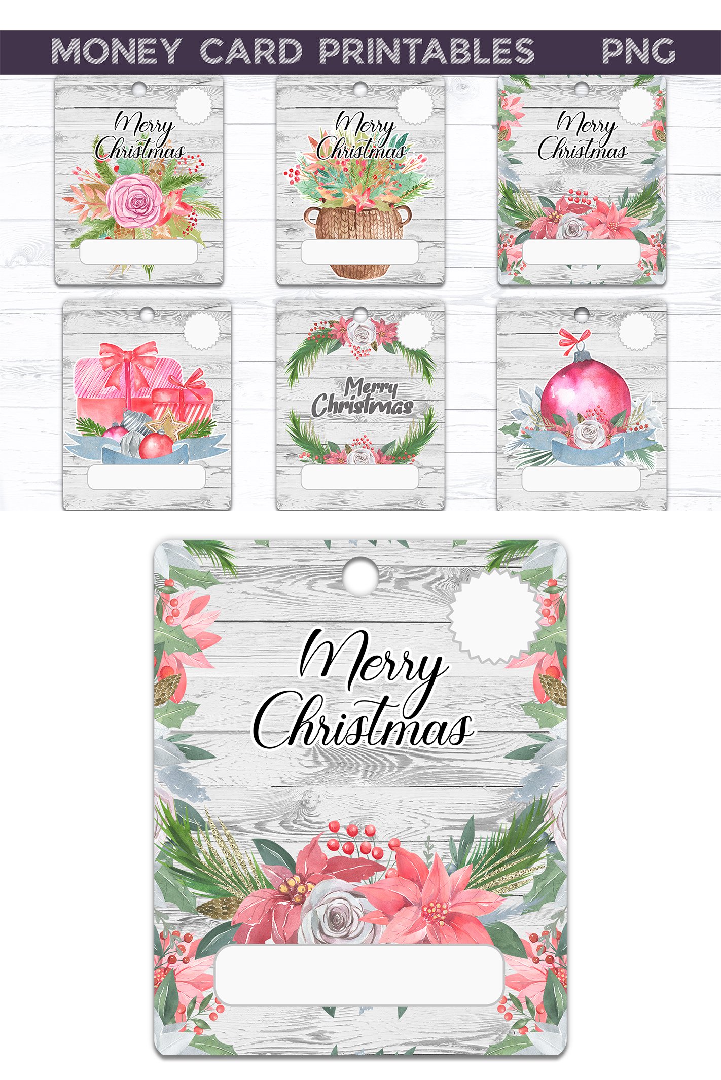 Merry Christmas Money Card | Money Holder Christmas