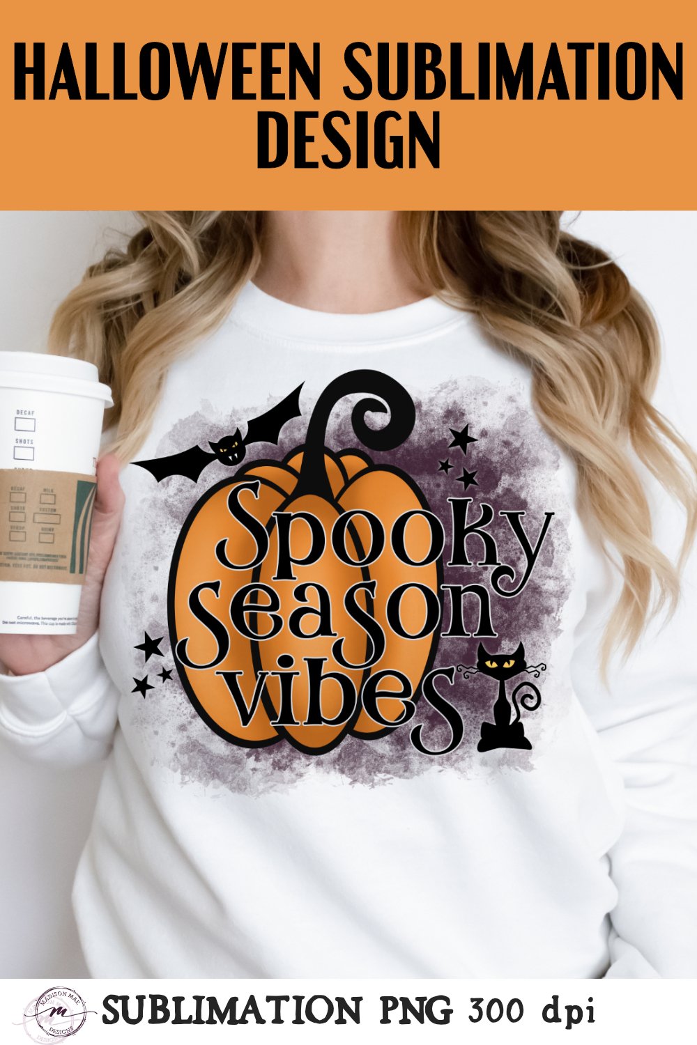 Spooky Season Vibes Sublimation PNG Spooky Season Vibes Sublimation PNG