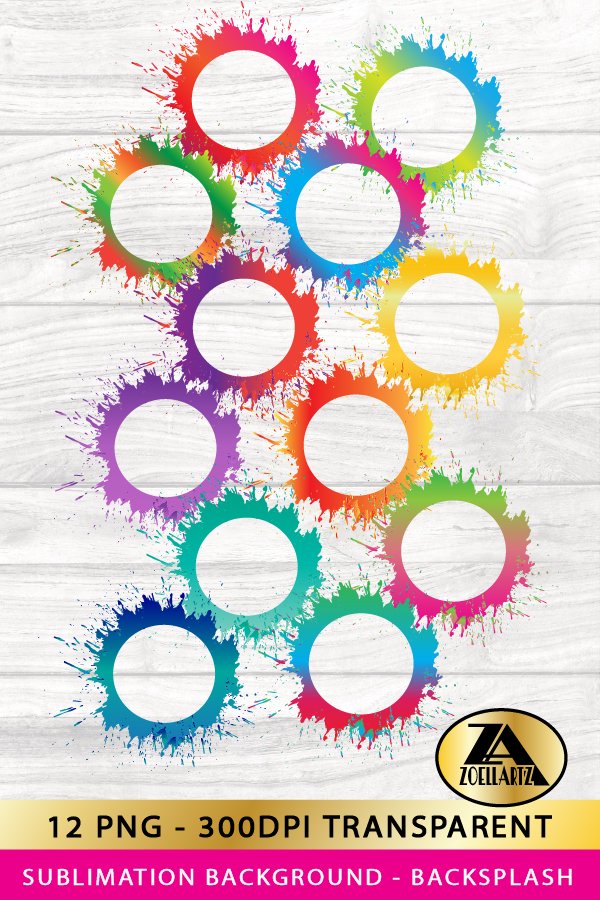 Sublimation Background Bundle-Backsplash PNG for Sublimation