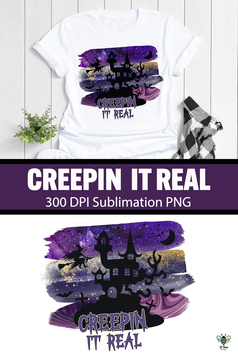 Creepin It Real Halloween PNG