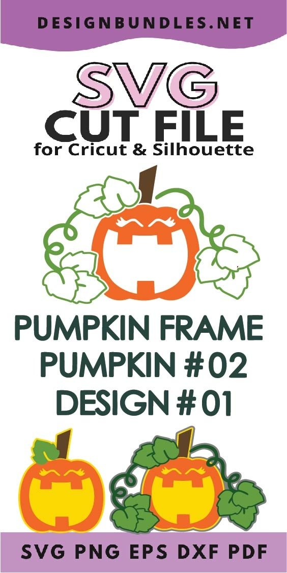 Pumpkin frames SVG CUT FILE HALLOWEEN scrapbooking