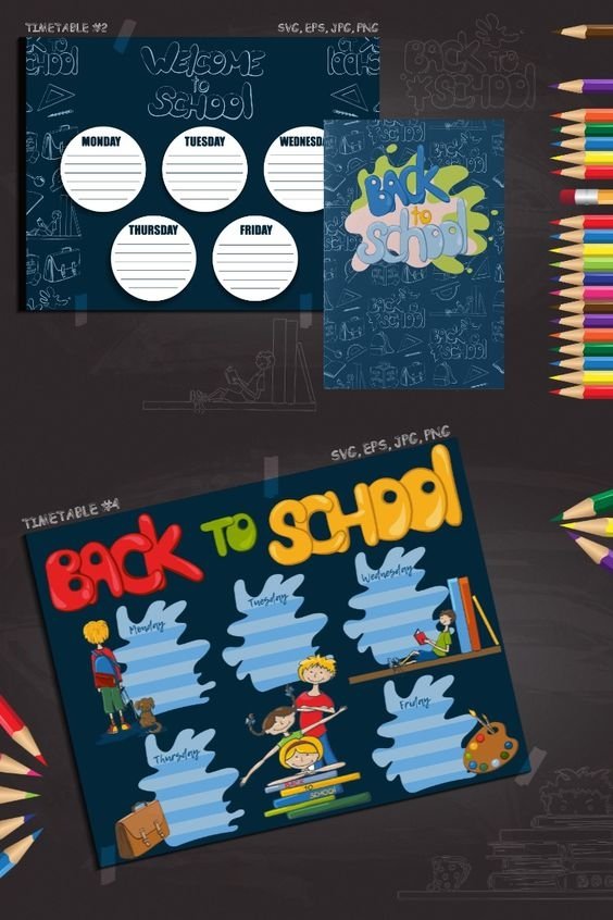 School Time Graphic