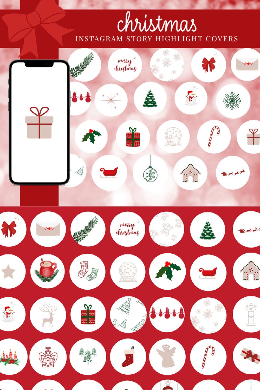 christmas instagram highlight covers