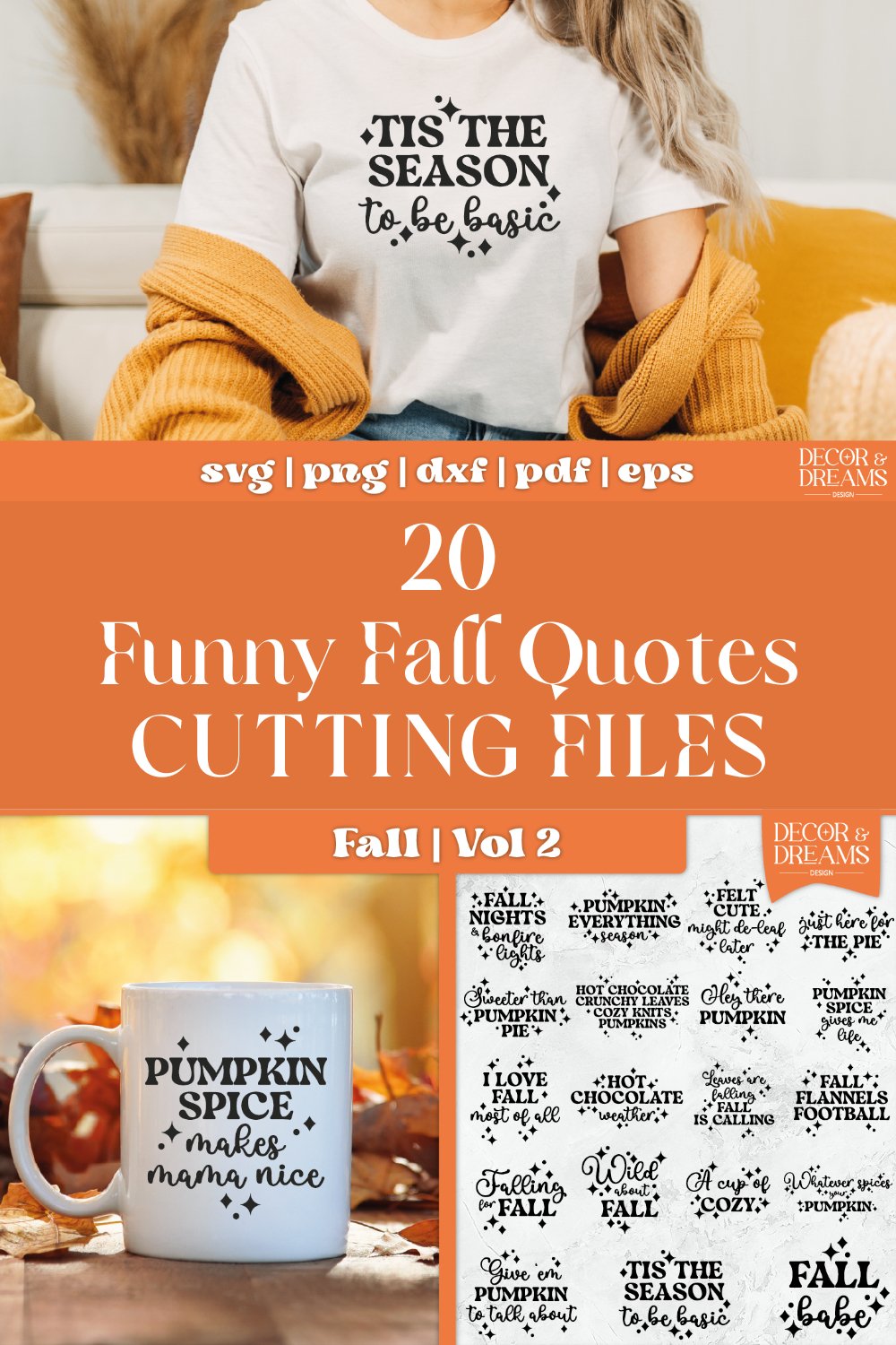 Fall Quotes SVG Bundle | Funny Fall SVG Bundle | Vol 2