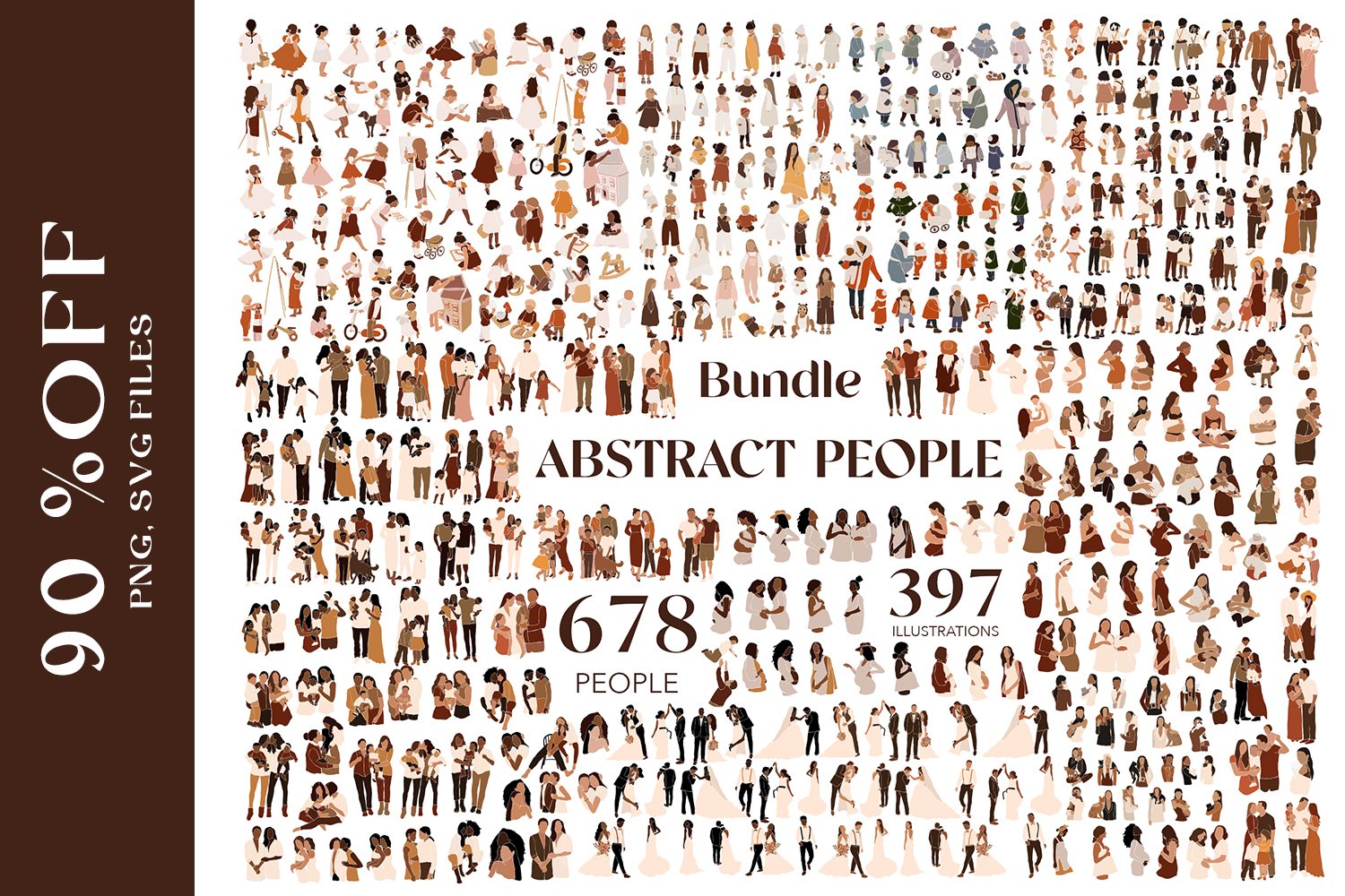 Abstract people bundle (1320248)