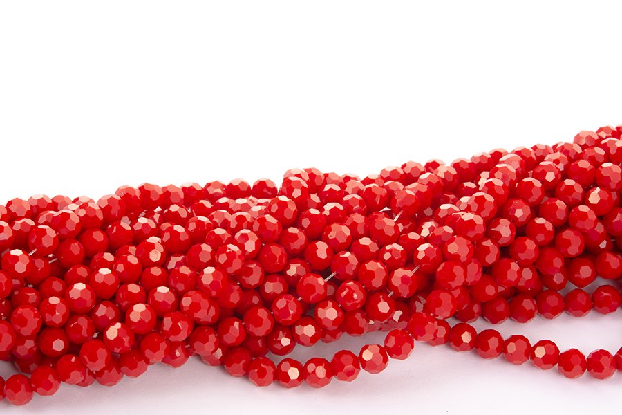 Photo of red Beautiful Sparkle Crystal Beads (863919)