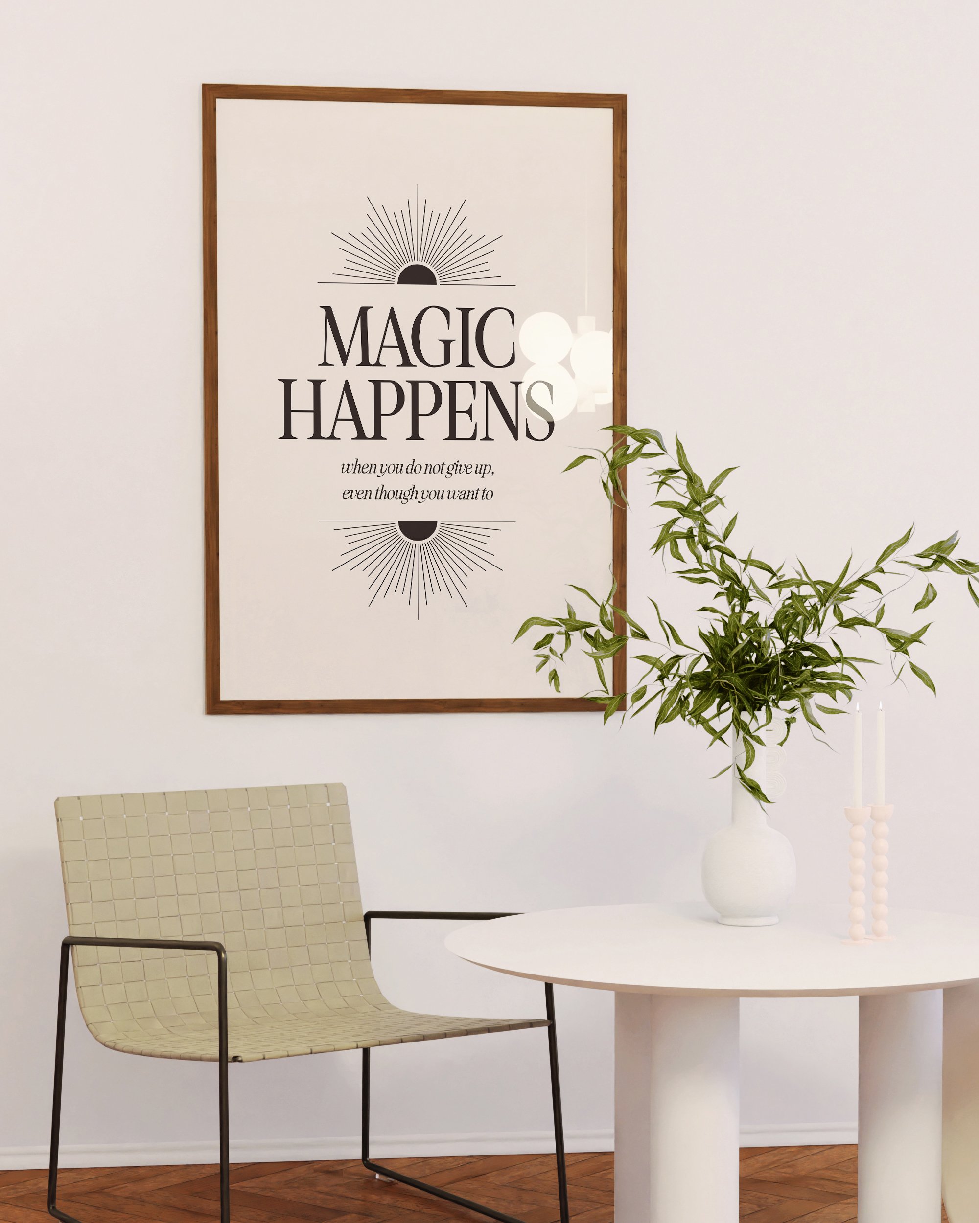 Manifesting Wall Art, Affirmation Quote Poster